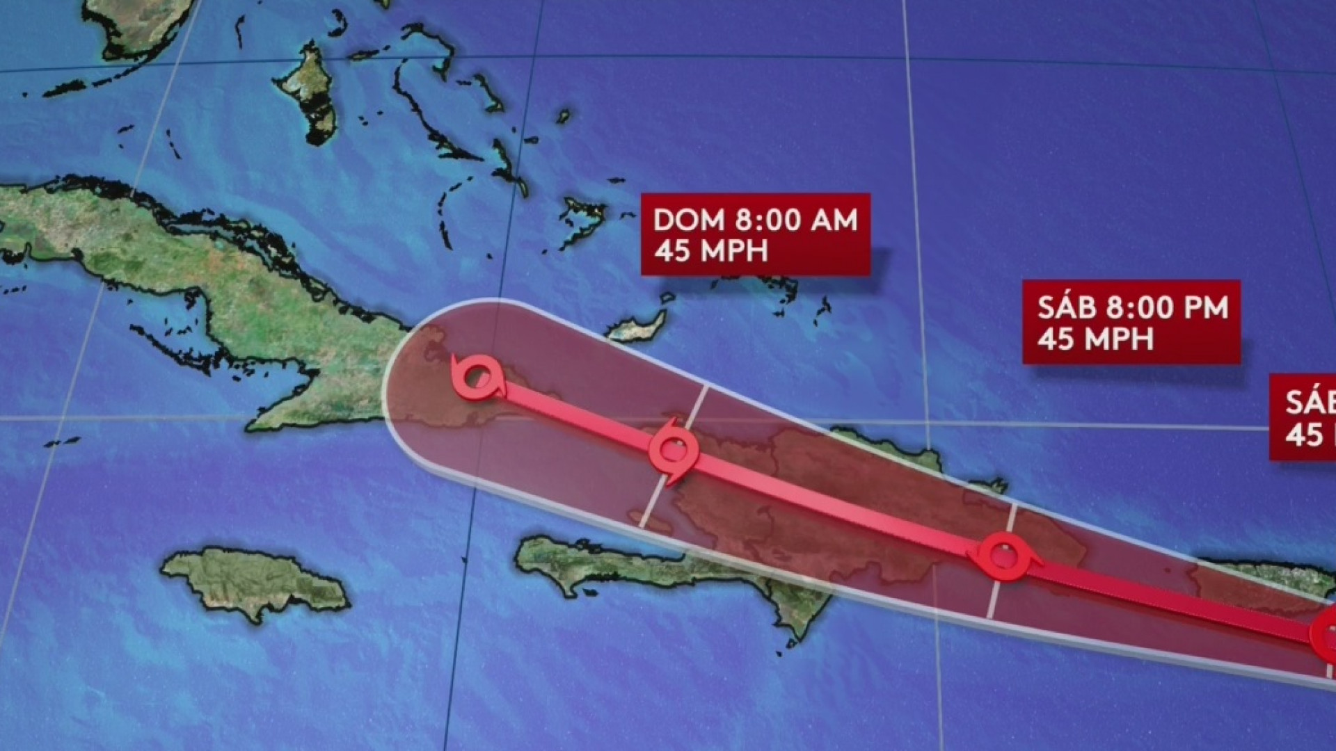 Tormenta tropical Laura no ha ganado fuerza y ha disminuido su peligro ...