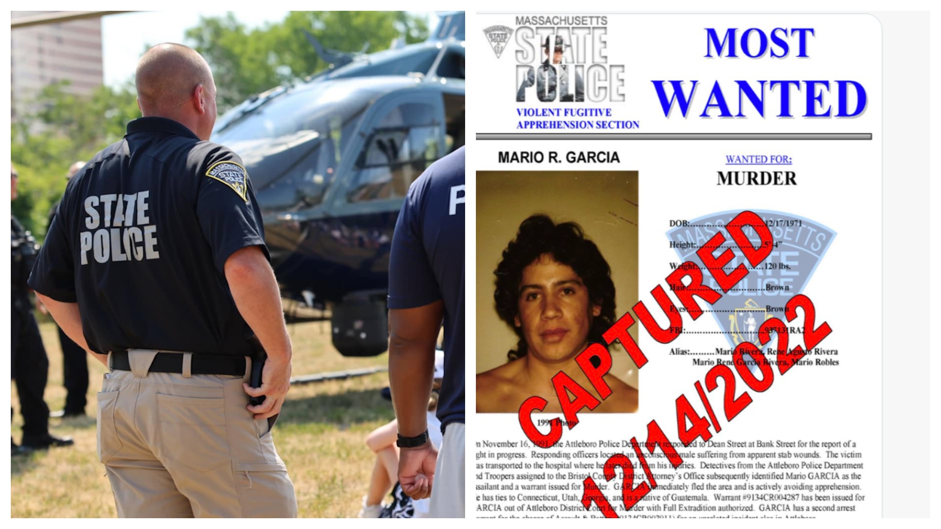 Arrestan a Mario R. Garcia Fugitivo que escapó 30 años de la policía ...