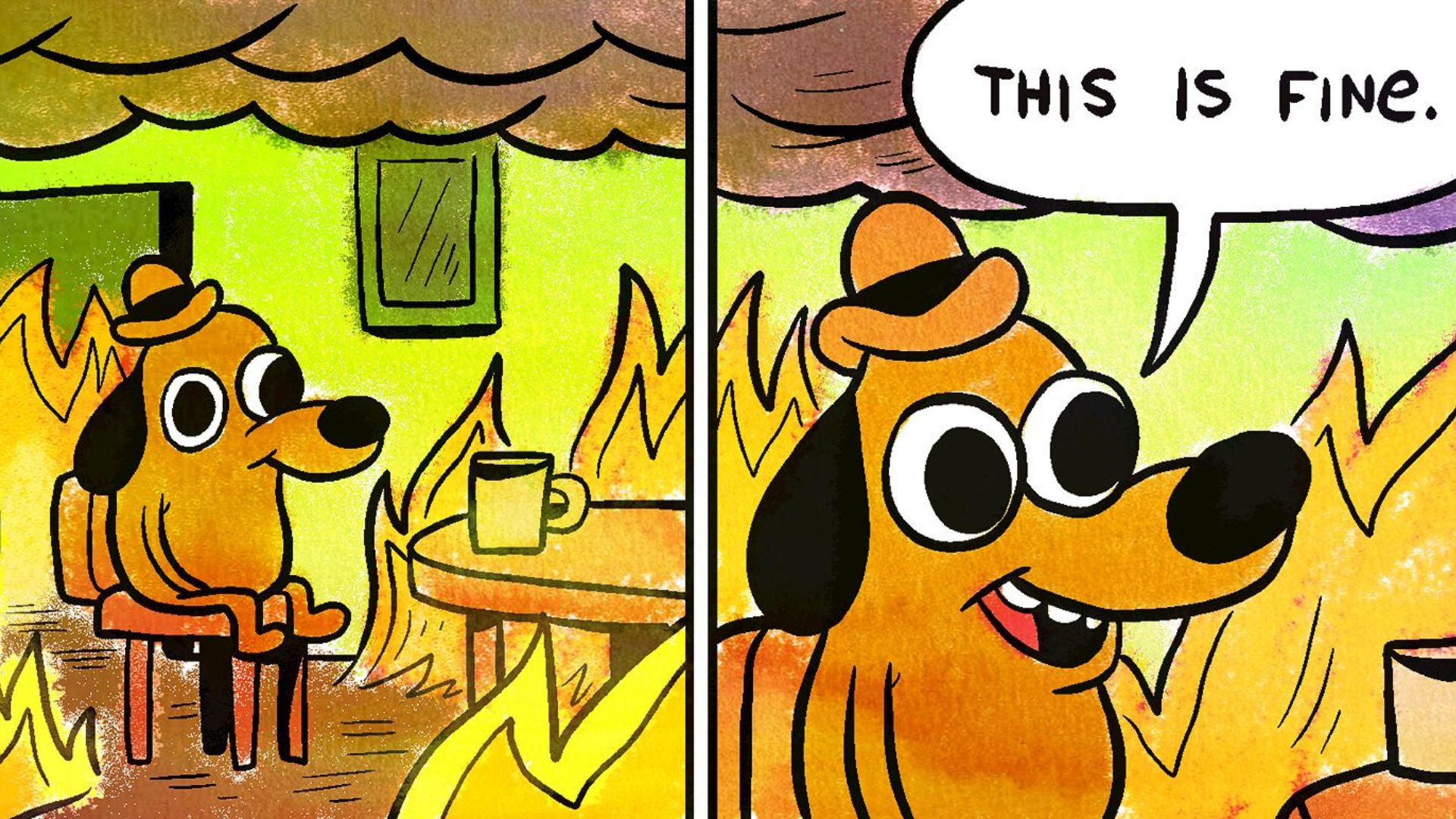 10 años de 'This is Fine': La historia del meme del perrito en negación ...