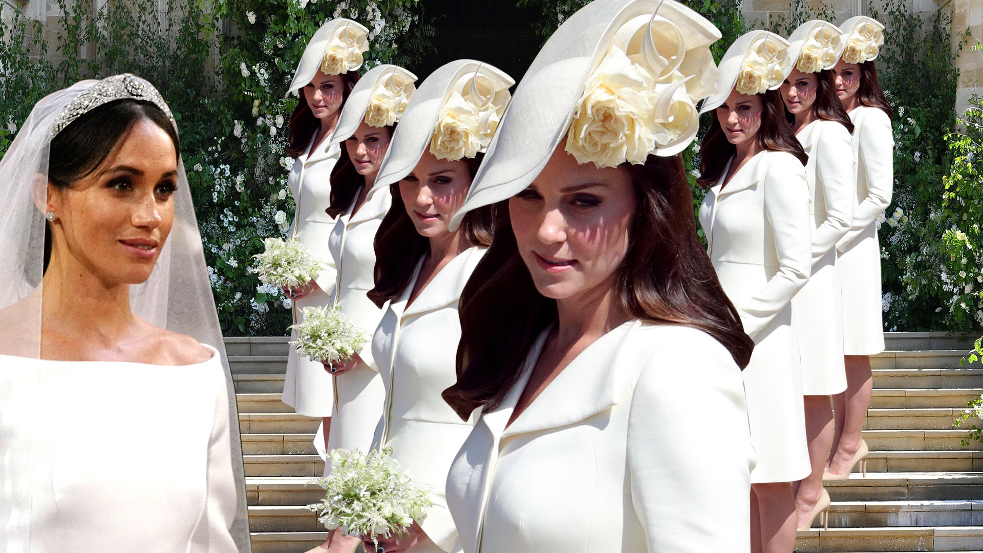 Kate Middleton hizo mal al repetir vestido en la boda de Meghan Markle y el príncipe Harry ...