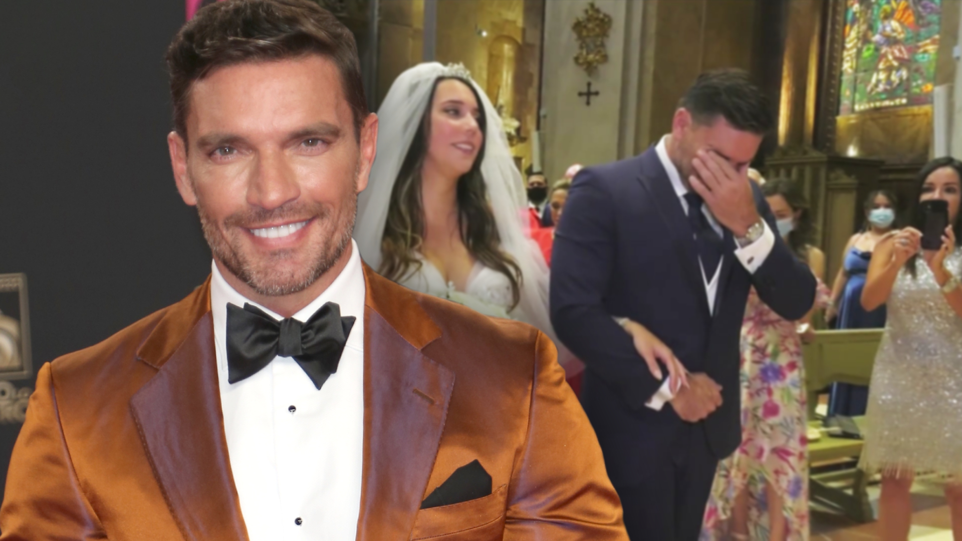 Entre lágrimas, Julián Gil entregó en el altar a su hija Nicolle para ...