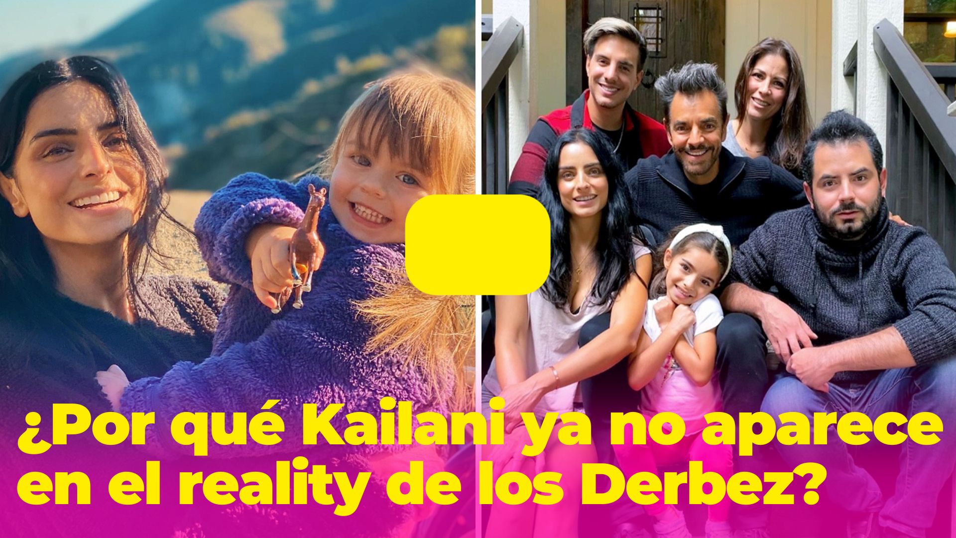 Aislinn explica por qué su hija Kailani ya no aparece en el reality show de los Derbez ...