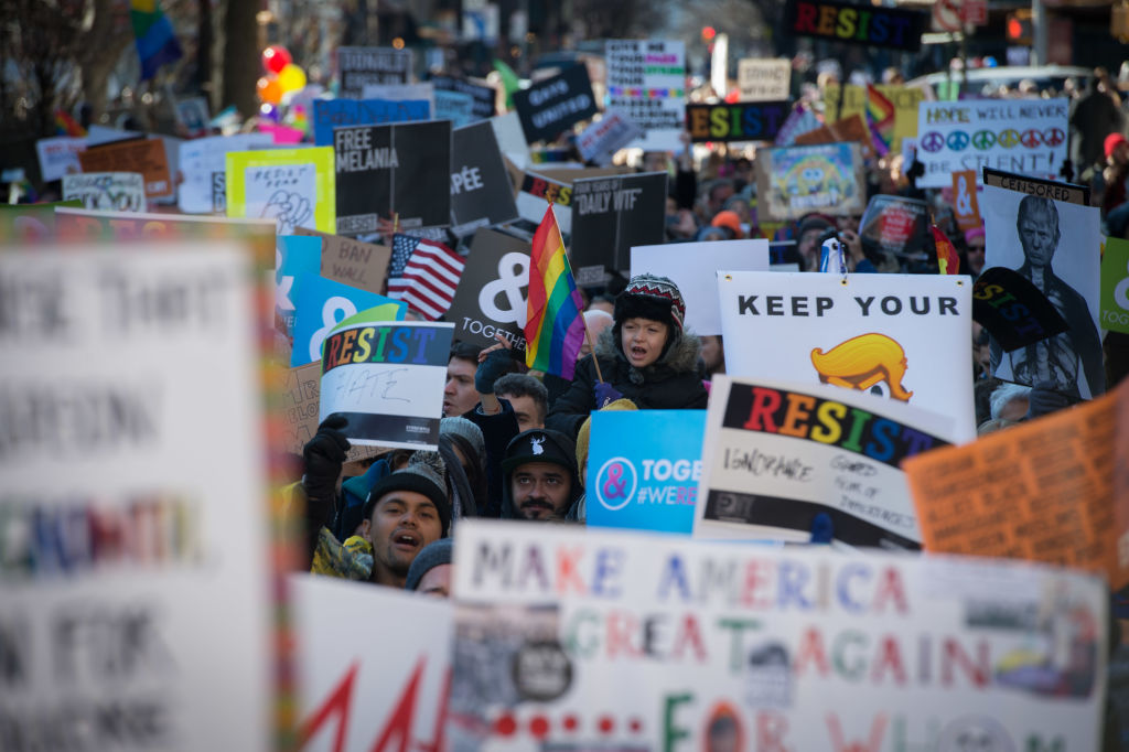 En fotos: fin de semana de protestas contra Trump en EEUU | Noticias ...