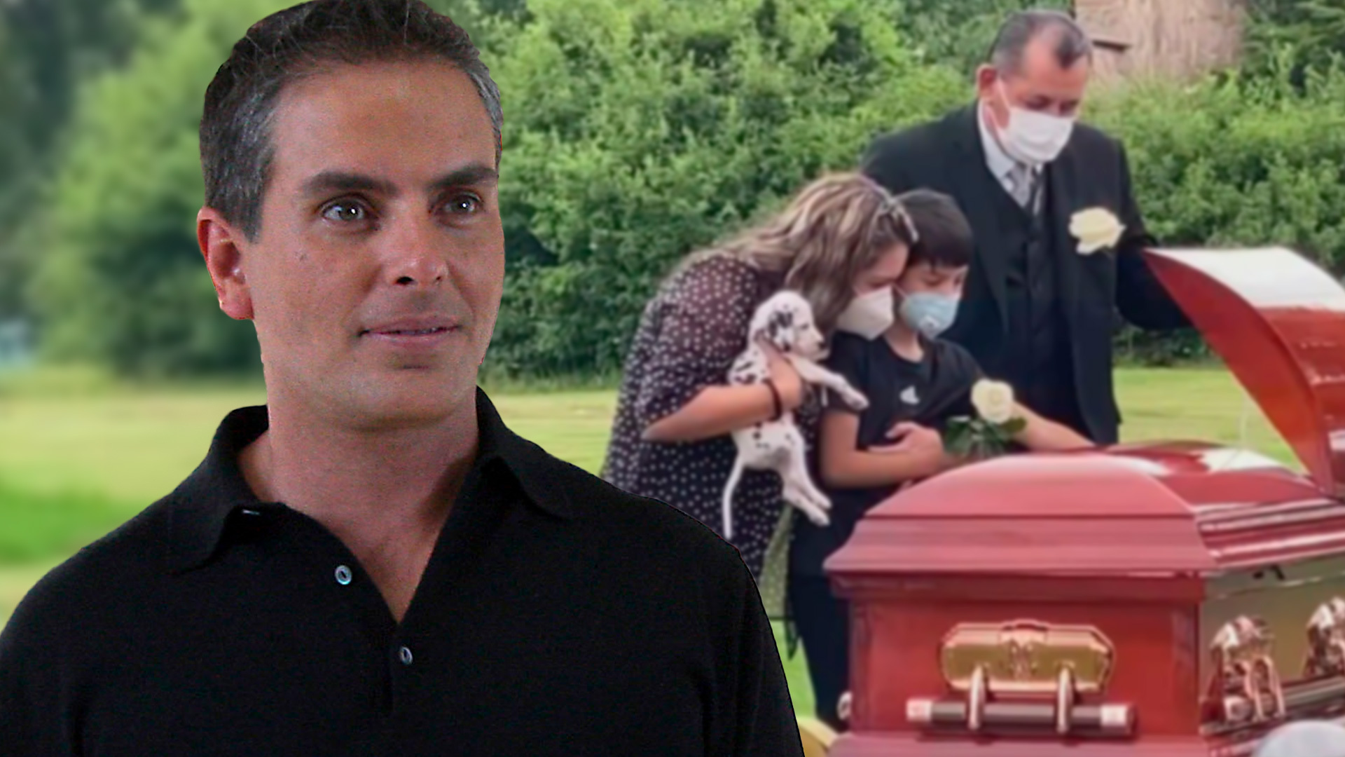 Carisa de León y el pequeño hijo de Xavier Ortiz acudieron a darle una ...