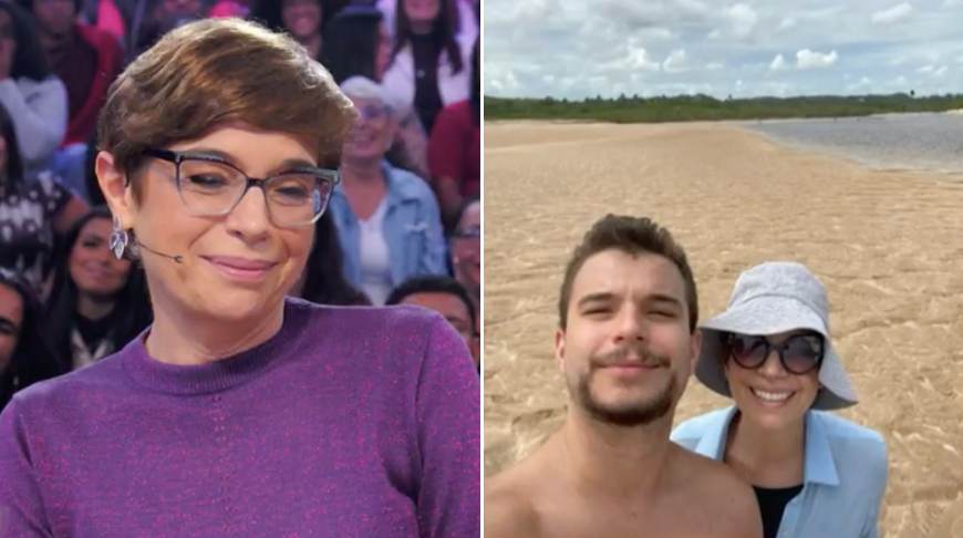 Renata Lo Prete é mãe de dois jovens: surpreenderam a mãe no "Domingão ...