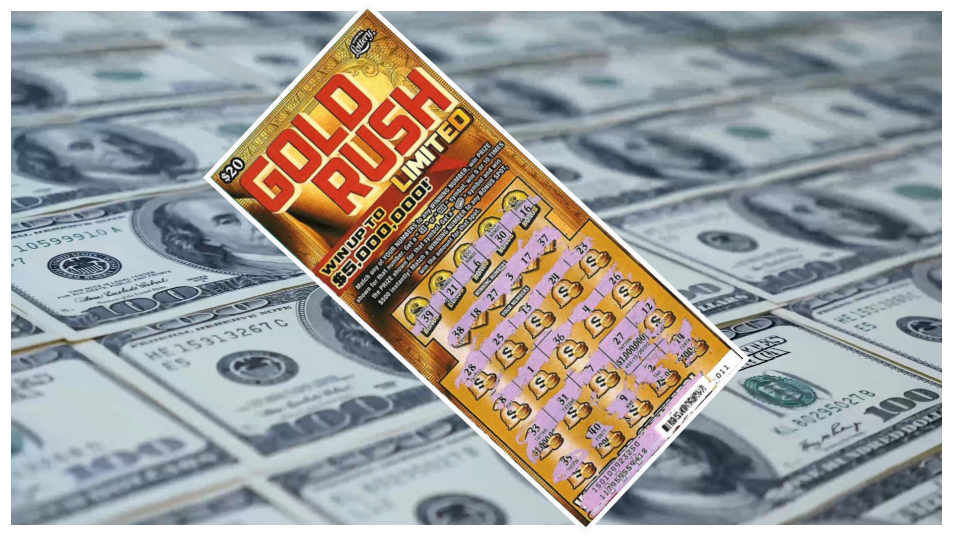 Robert White se convierte millonario con el raspadito GOLD RUSH LIMITED ...