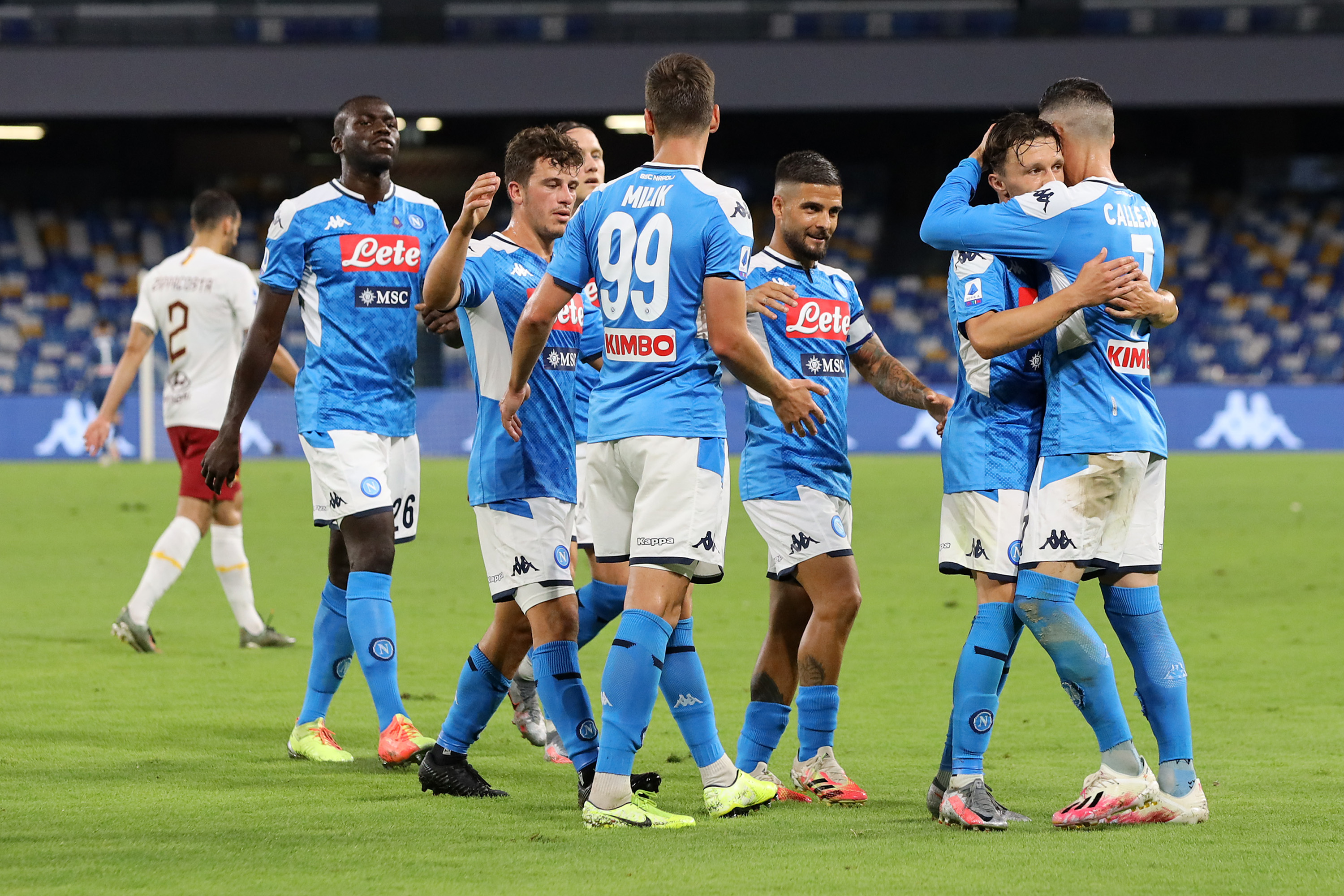 EN VIVO | Napoli vence a la Roma con goles de Callejón e Insigne ...