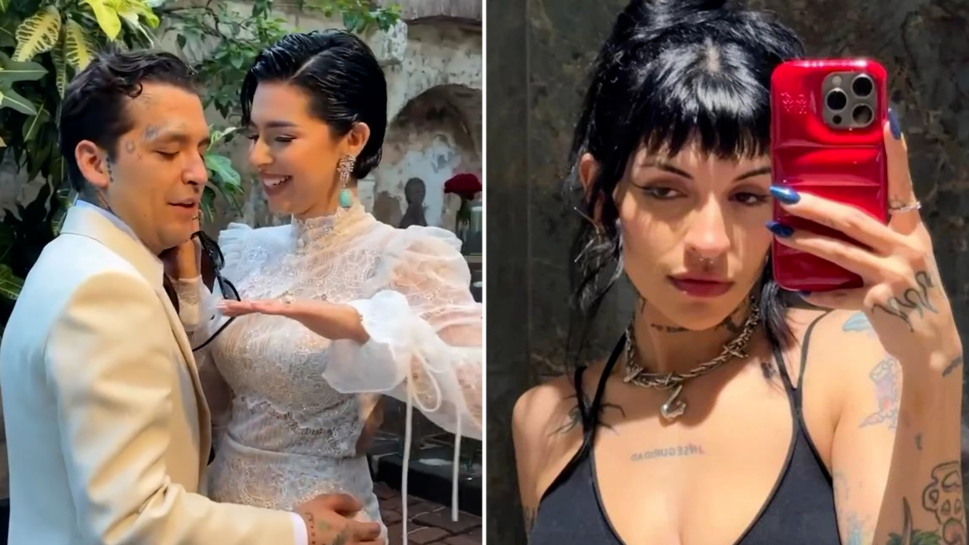 Nodal y Cazzu: preguntan al cantante por su ex en plena luna de miel con Ángela Aguilar y así ...