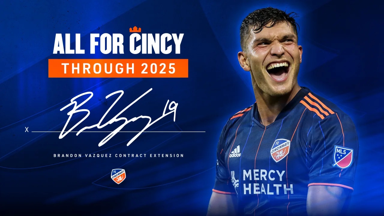 Brandon Vázquez renueva su contrato con el FC Cincinnati hasta 2025 ...