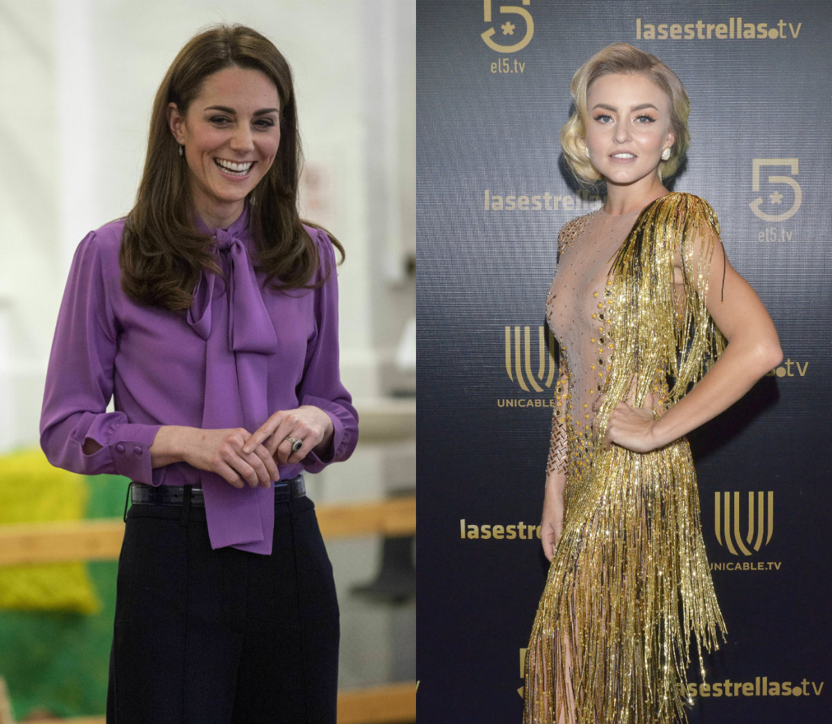 Así como Angelique Boyer, Kate Middleton se puso su ropa al revés | Las ...