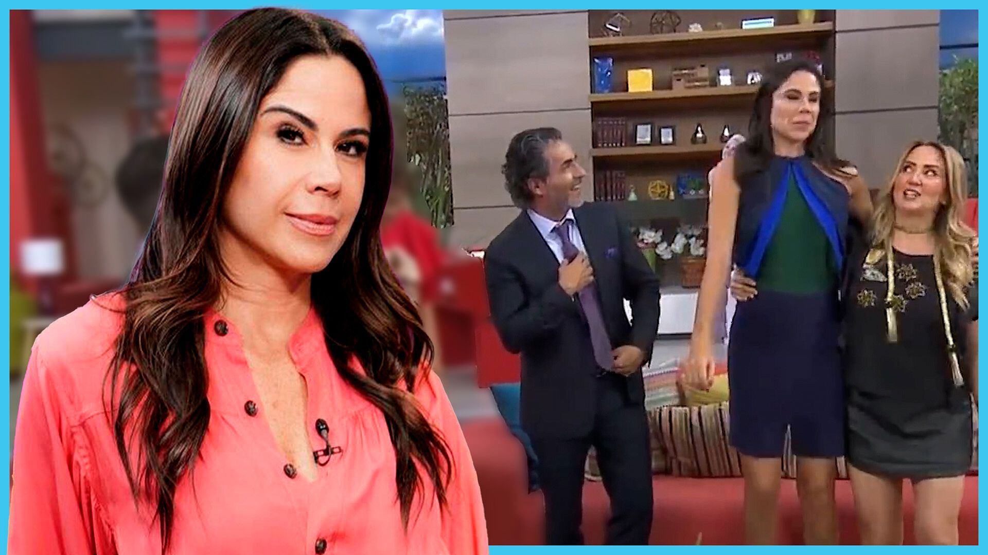 Paola Rojas y la vez que evidenció la estatura de Andrea Legarreta en ...