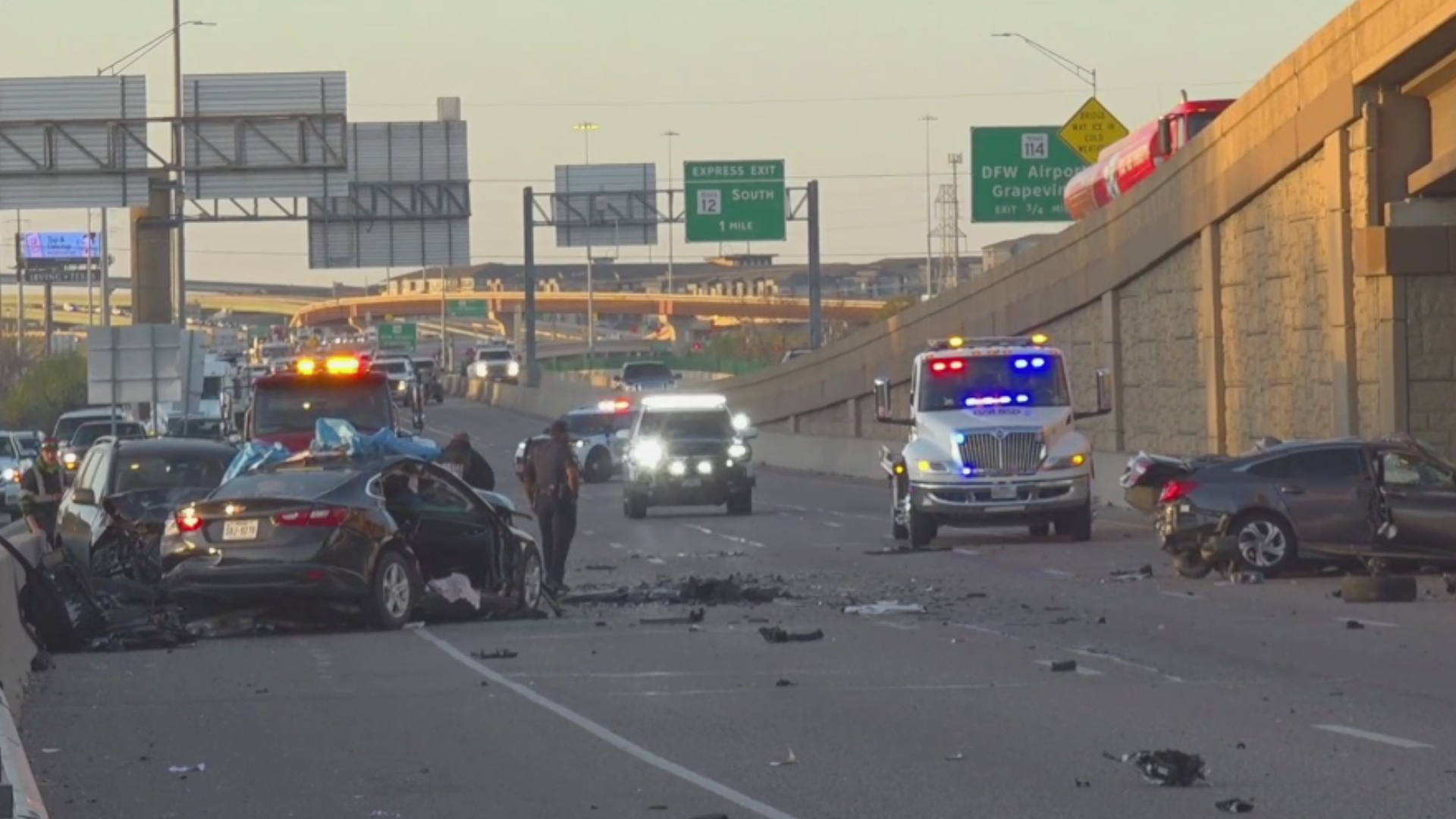 Choque y muerte en el Loop 12 de Dallas; hay dos muertos y un herido ...