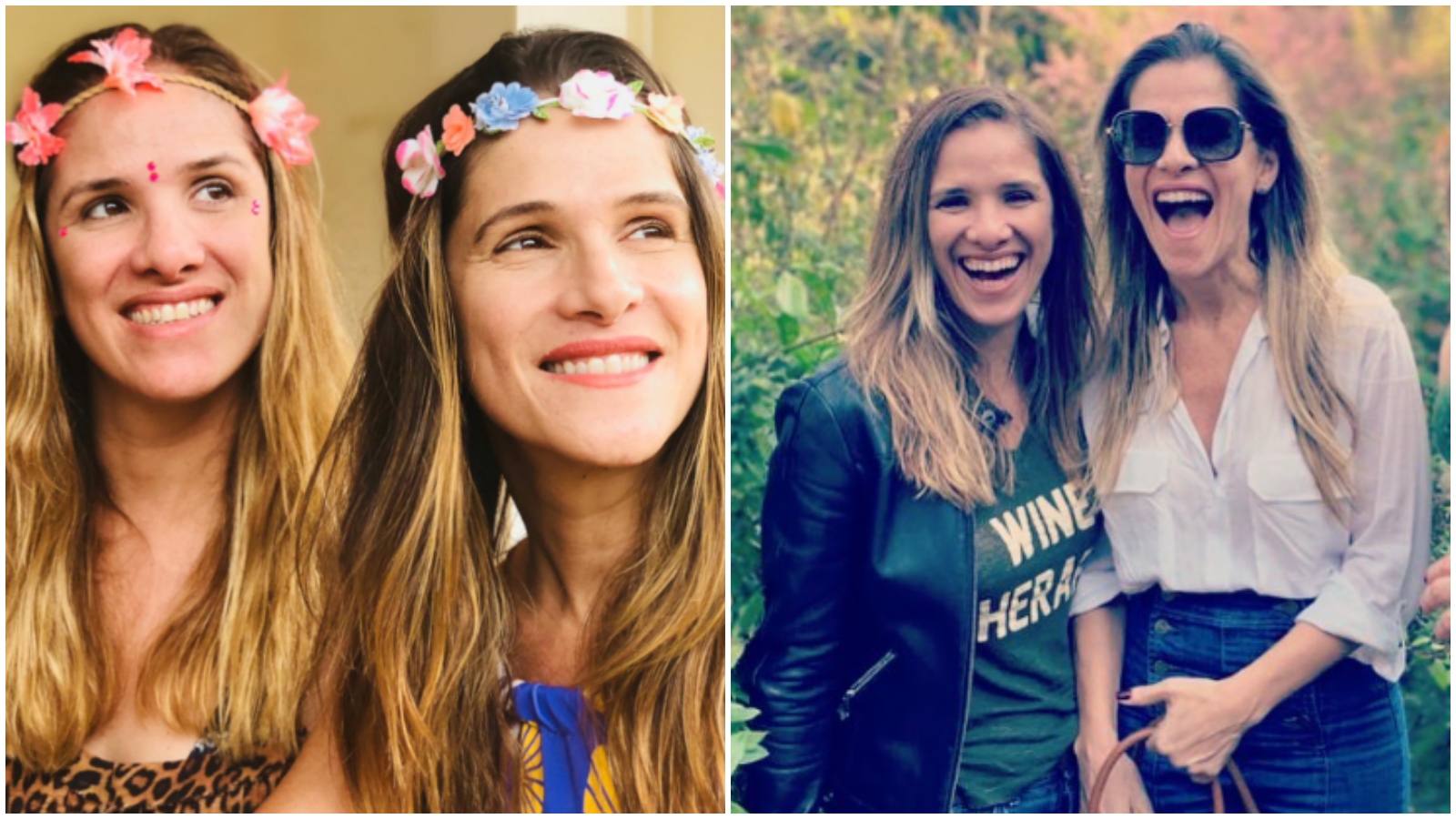 Ingrid Guimarães mostra foto rara com a irmã e semelhança impressiona ...