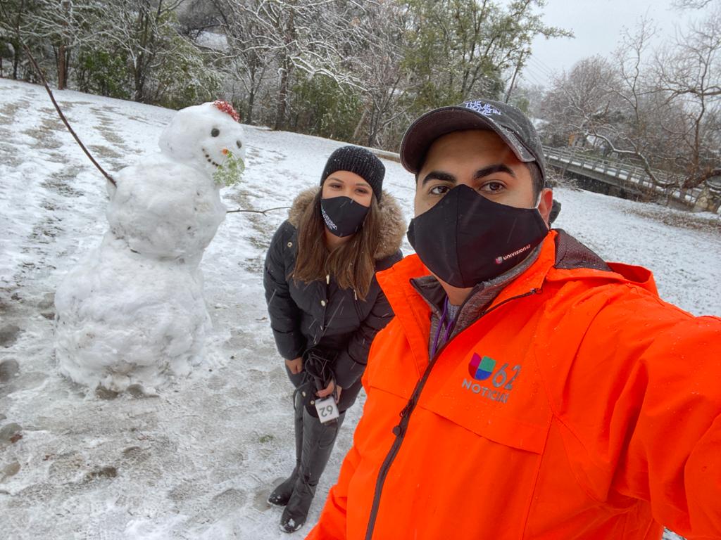 Nieve en Austin: Así fue la primera nevada del 2021 en la capital ...