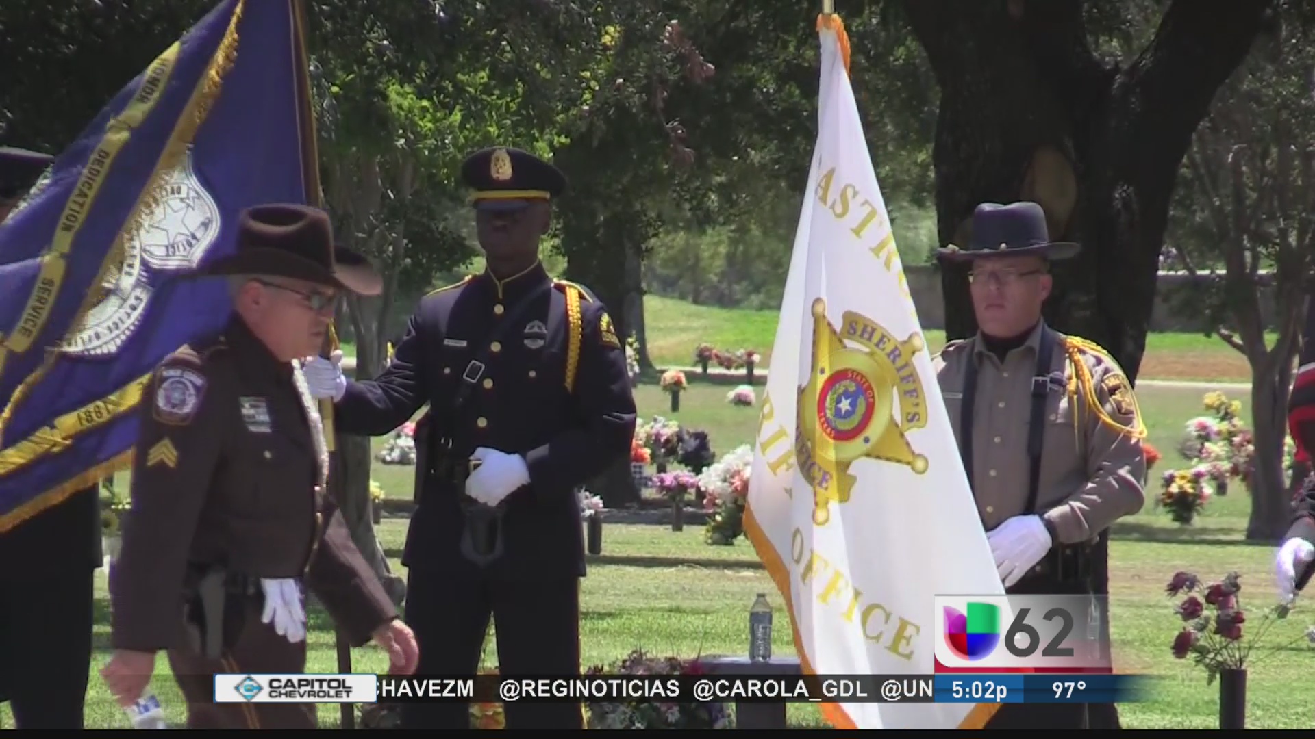 El último adiós al oficial Craig Hutchinson | Video | Univision 62 ...