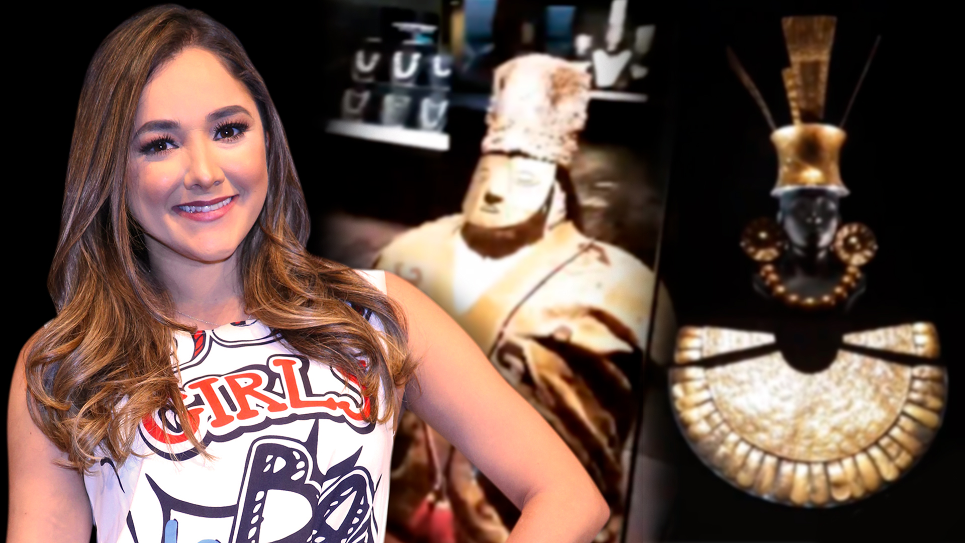 El talento desconocido de Sherlyn que salió a relucir en un museo de ...