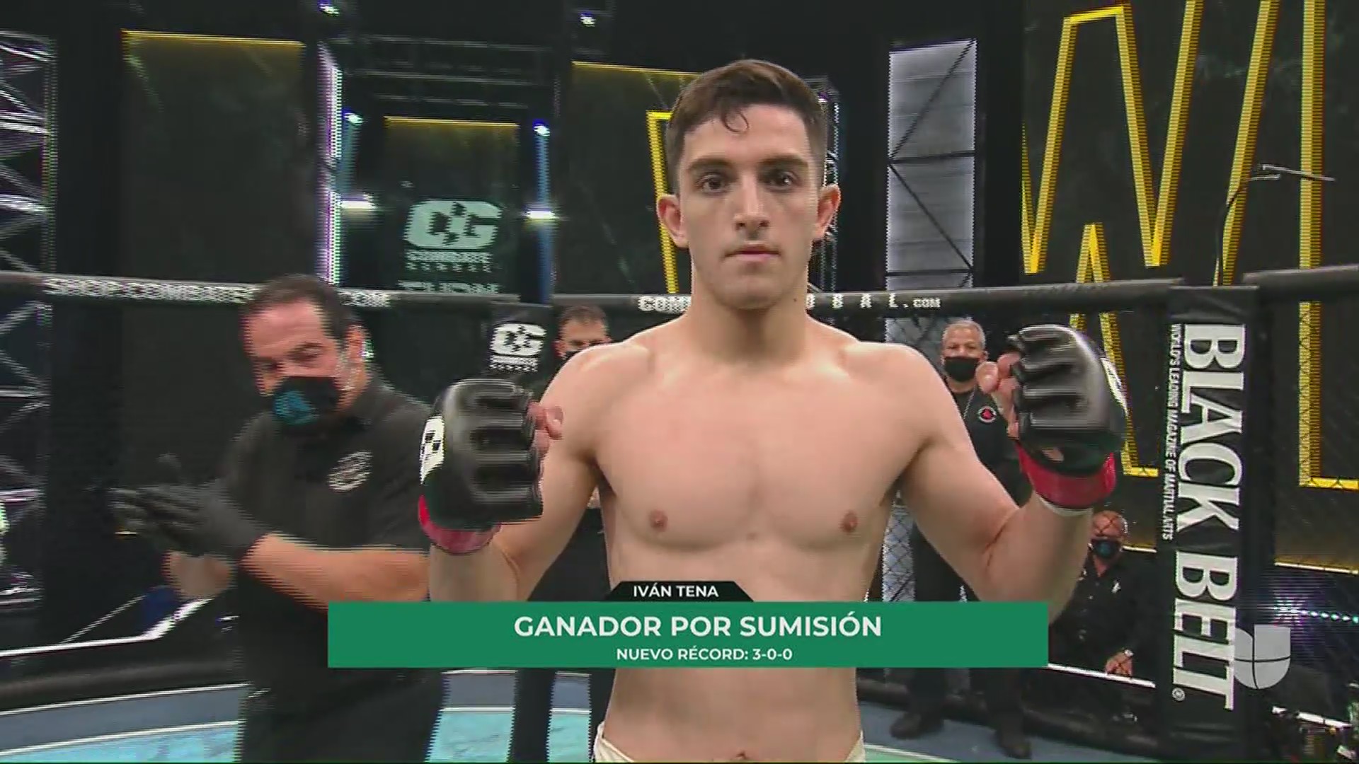 ¡Imparable! Iván Tena logra someter a Timothy Cuamba | Deportes Combate ...