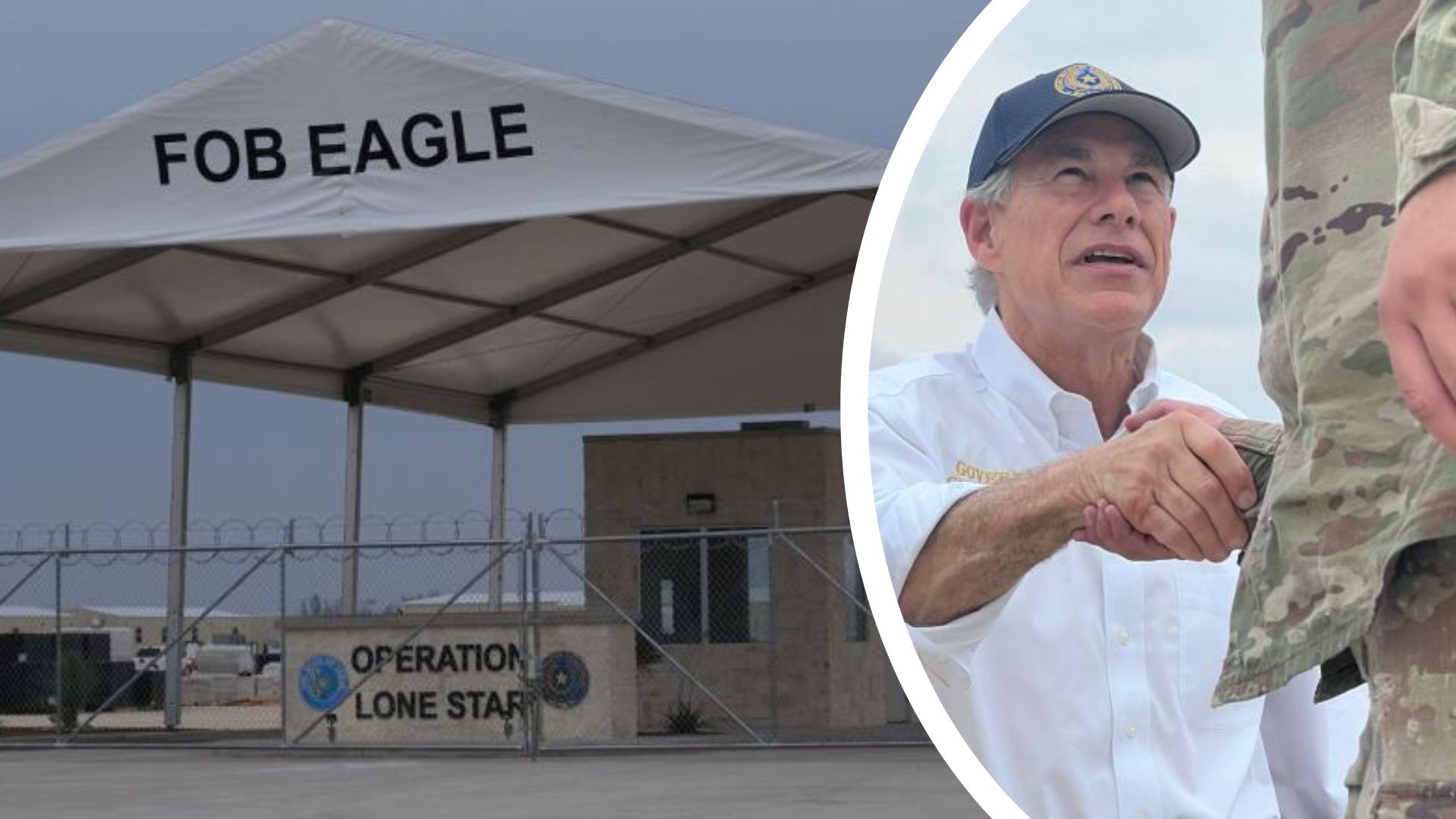 Soldados llegan a nueva base militar en la frontera de Texas con el ...