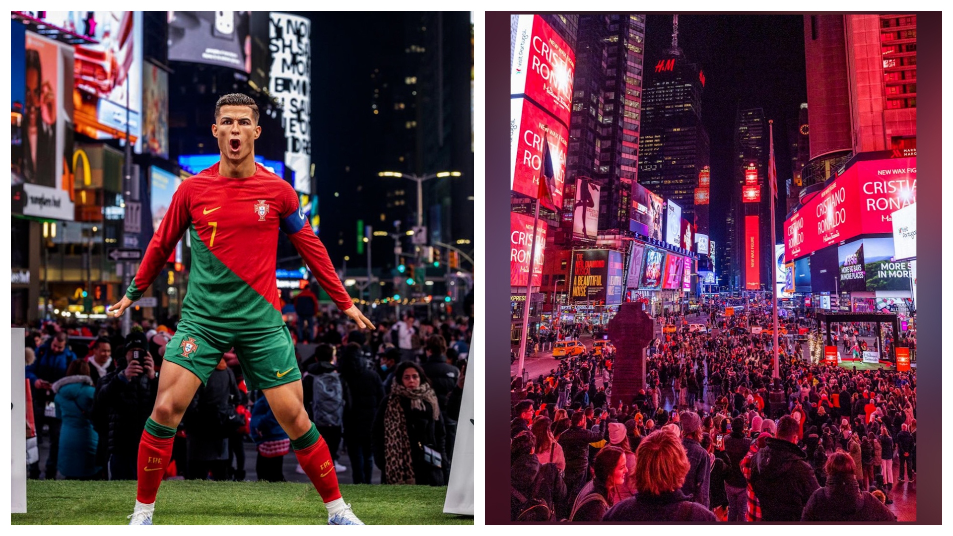 Cristiano Ronaldo se hace presente en el Times Square de NYC ...