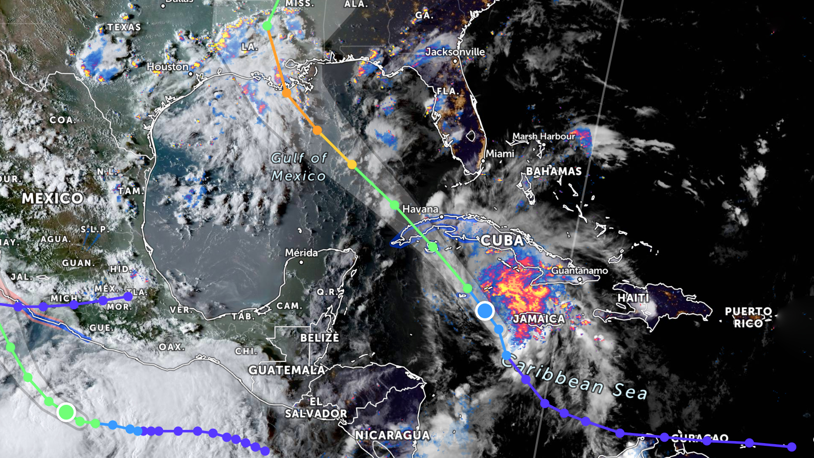 Se forma la tormenta tropical ida y prevén que un huracán fuerte azote ...