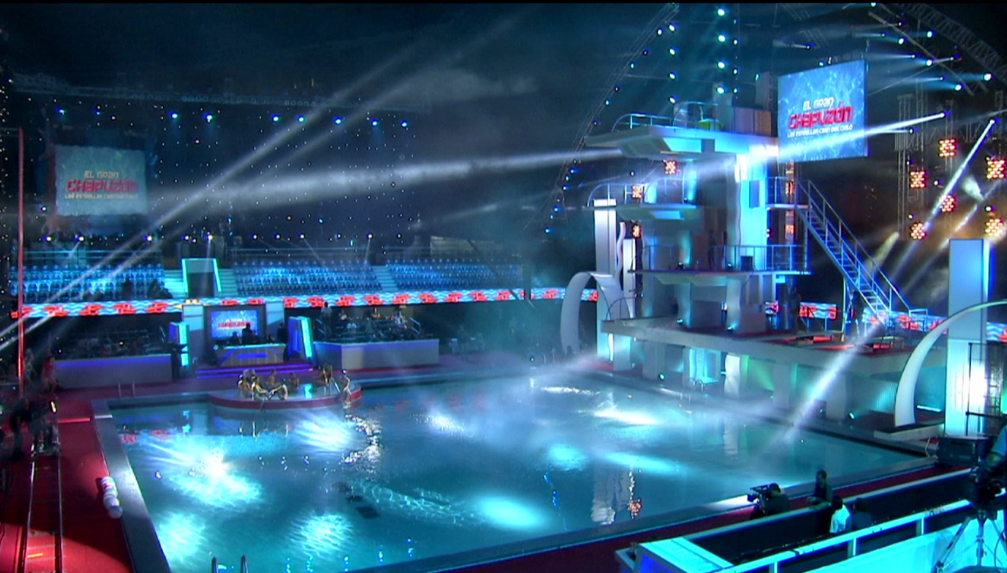 ¡Así se construyó el espectacular escenario de "El Gran Chapuzón ...