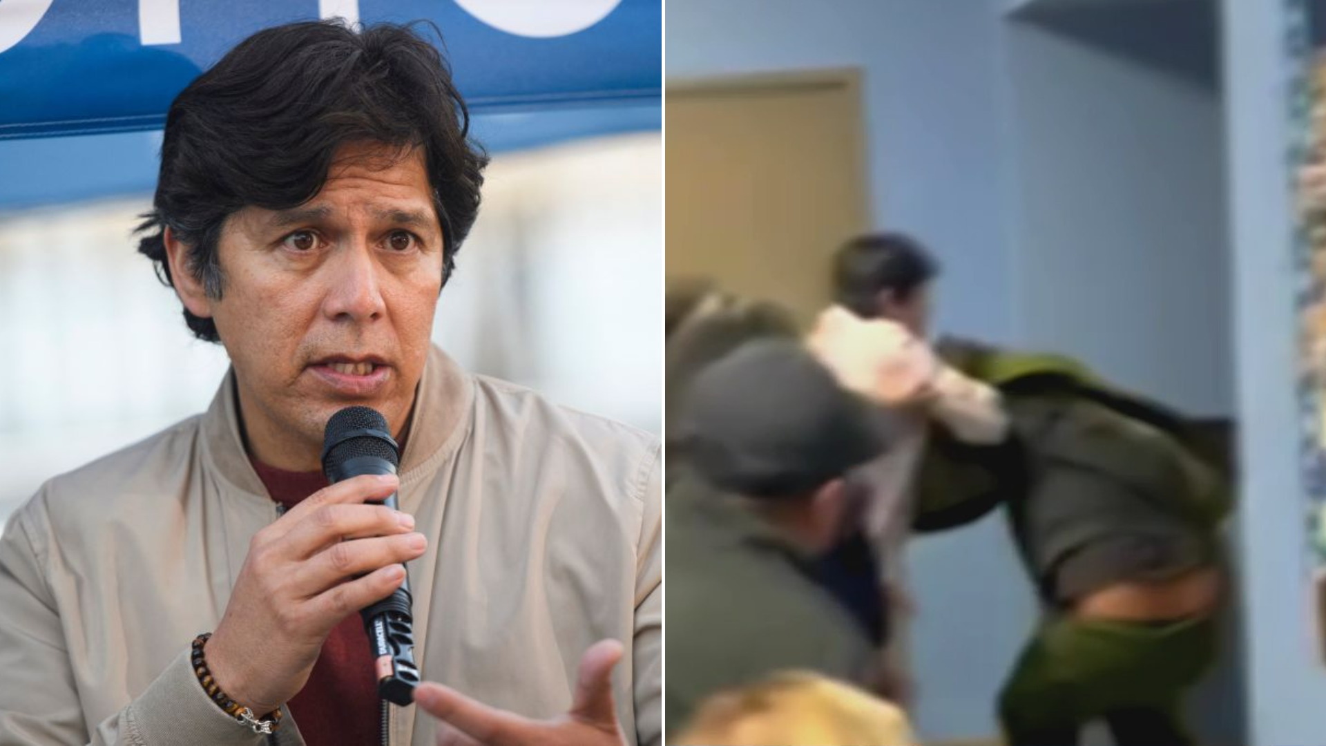 Kevin de León reaparece en público pero se ve involucrado en una pelea ...