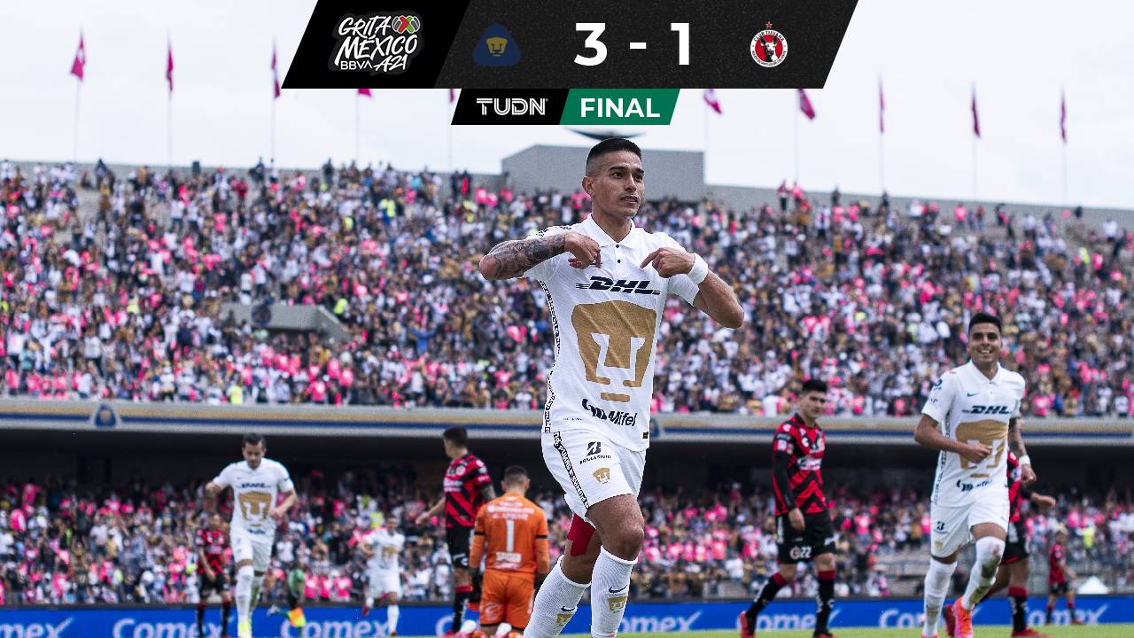 Pumas 3-1 Tijuana, Grita México BBVA A 2021: resultado, goles y videos ...