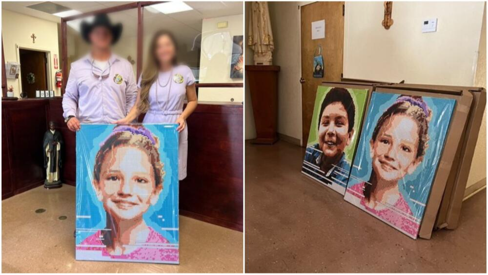 Sean Kenney pinta retratos de las víctimas de la masacre de Uvalde, Texas, y los regala a sus ...