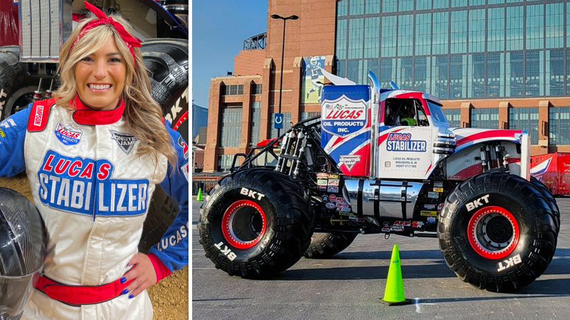 Video: Cynthia Gauthier es la única mujer que compite en Monster Jam ...