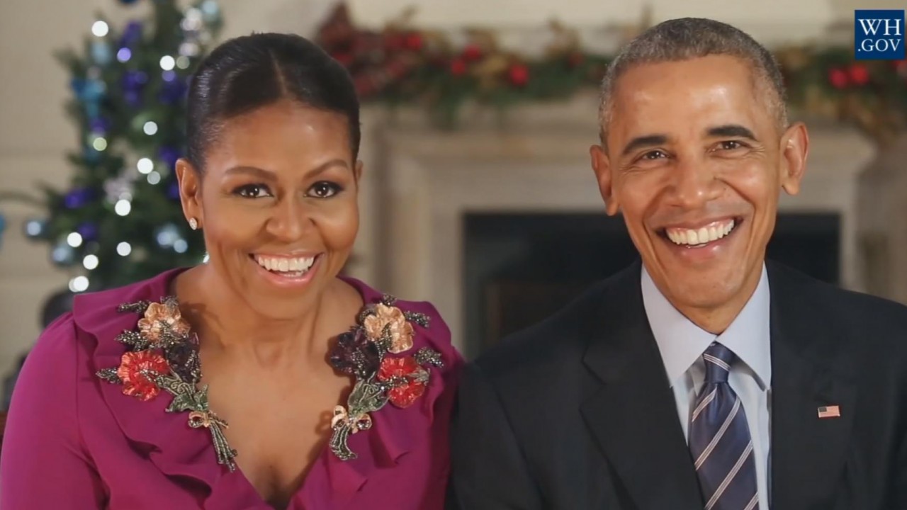 Los Obama envían su último mensaje navideño desde la Casa Blanca ...