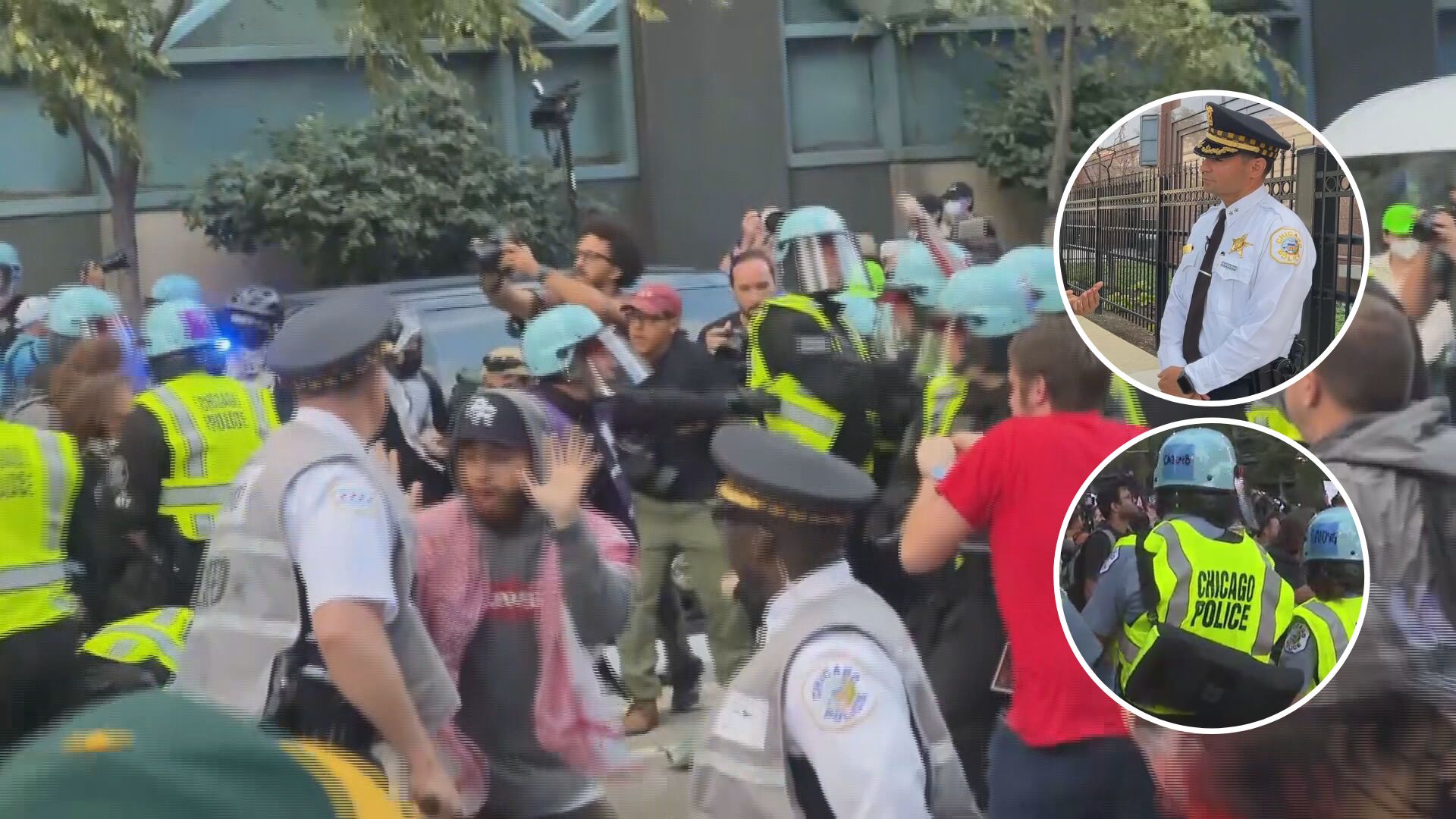 Policía de Chicago explica qué hay tras los arrestos en protestas cerca ...