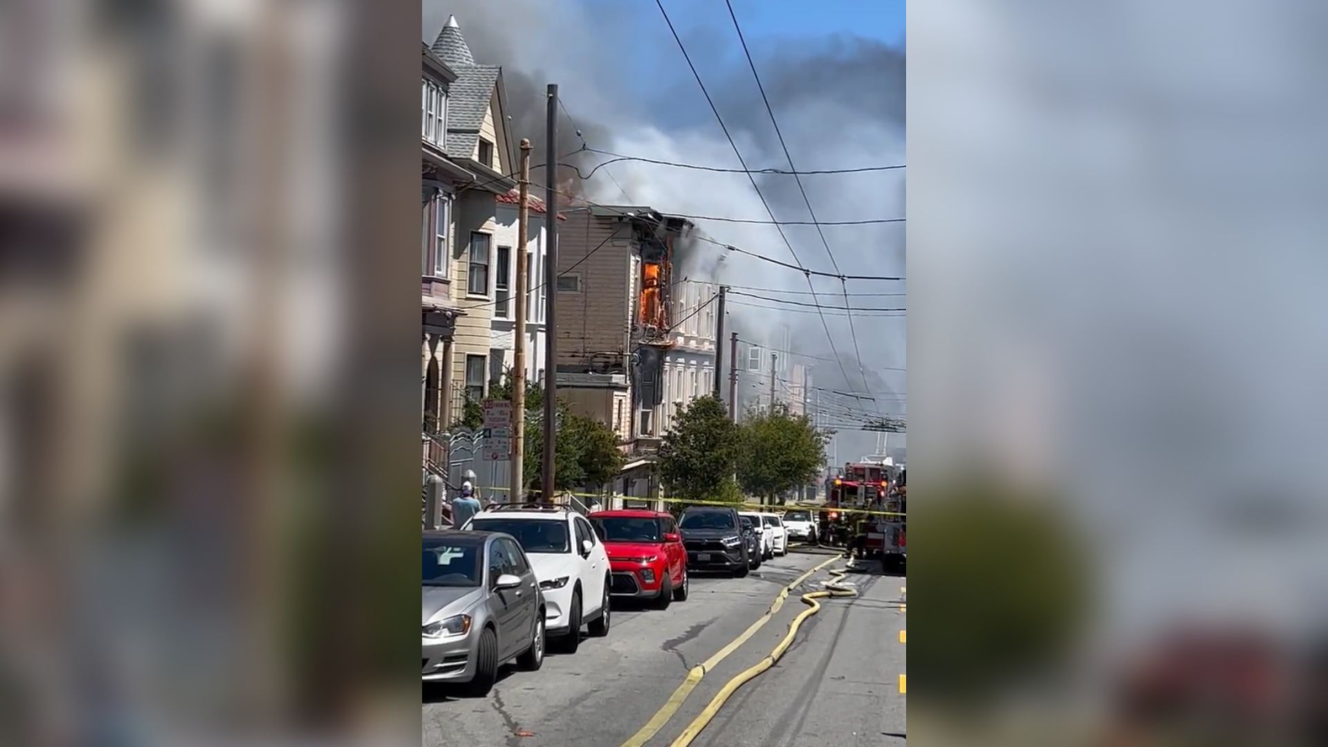 Incendio en edificio de apartamentos moviliza más de 100 bomberos ...