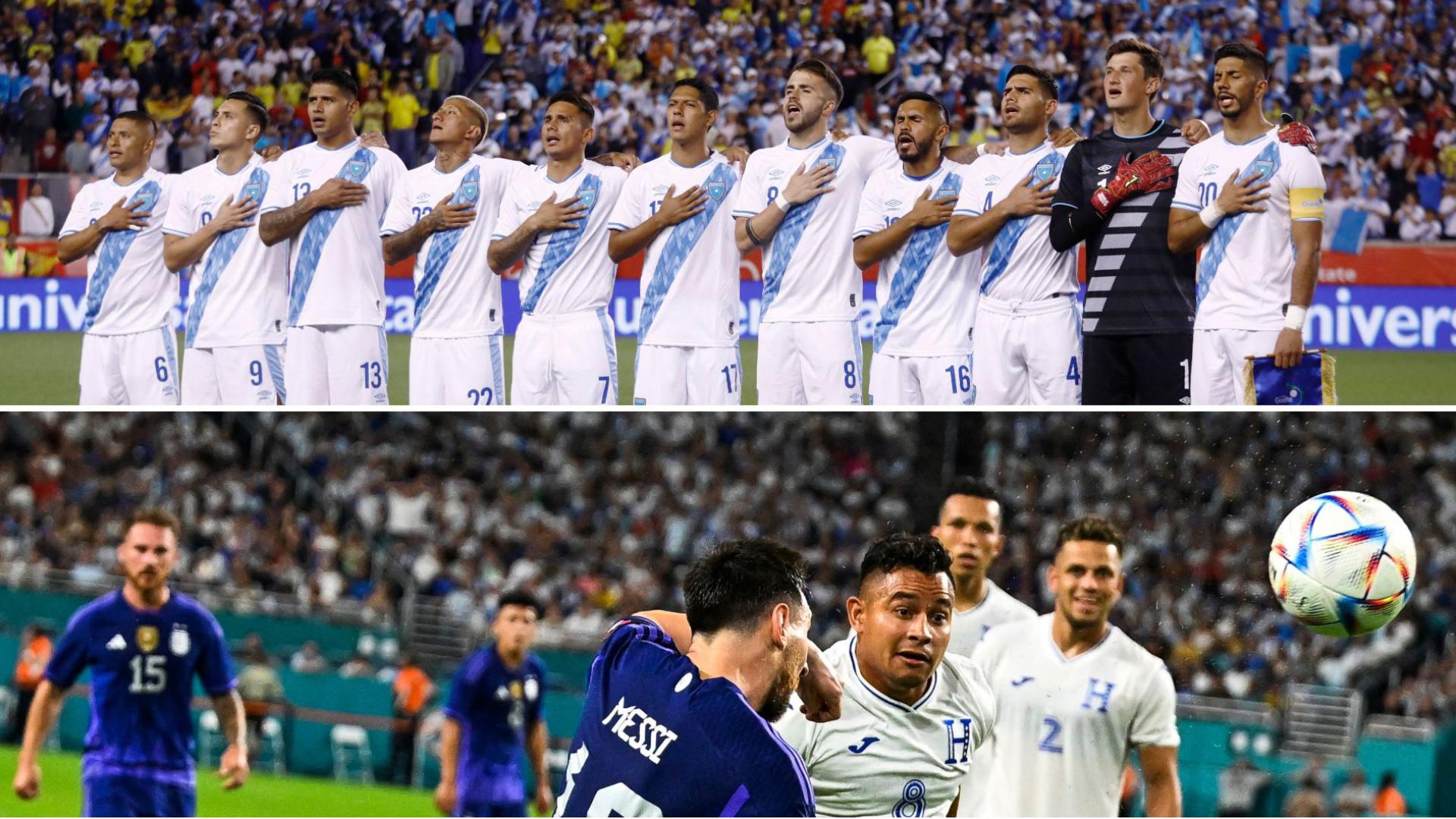 Todo está listo para el partido amistoso entre Honduras y Guatemala ...