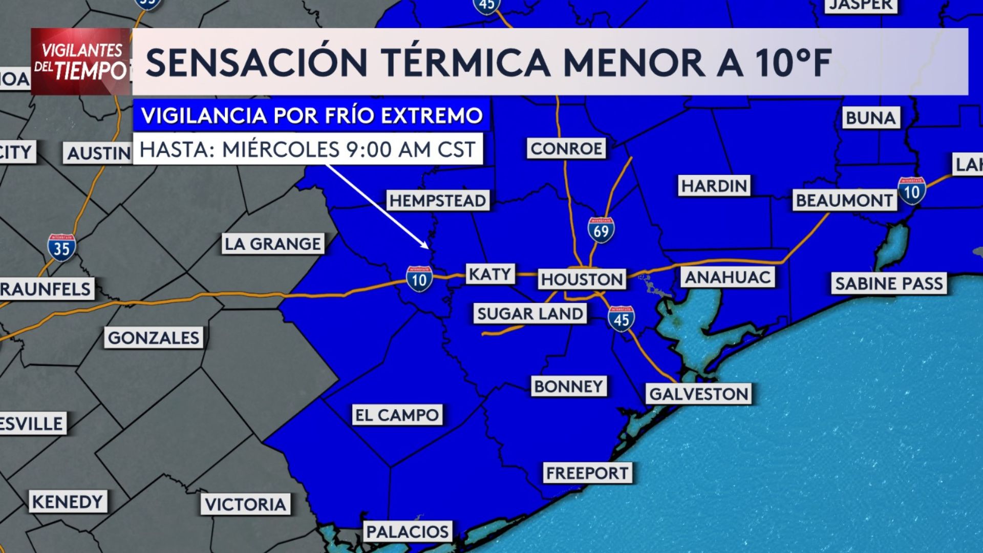 Estas imágenes que explican el enorme impacto que tendría la tormenta ...