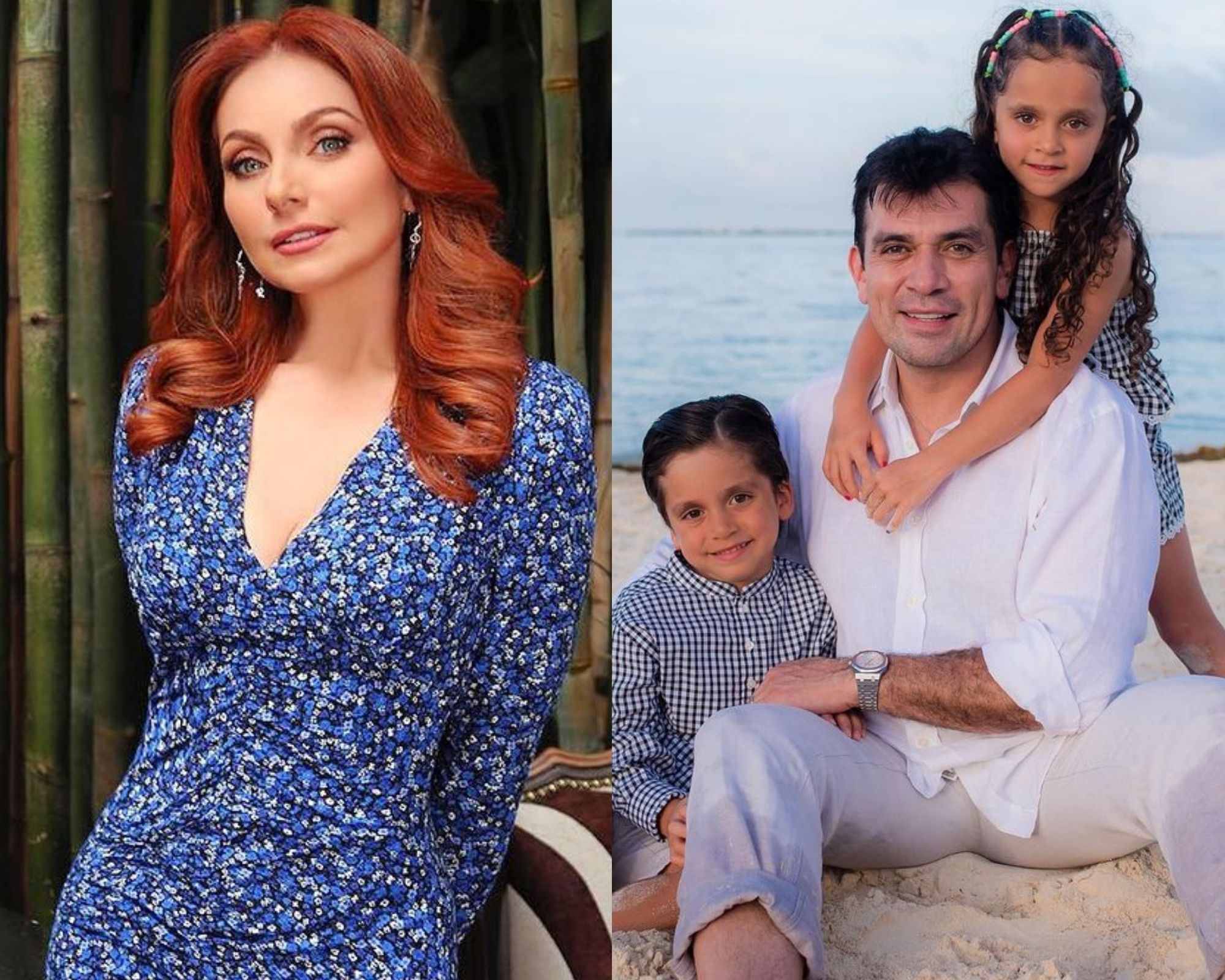 Elizabeth Álvarez asombra al vestirse igual que sus mellizos | Las ...