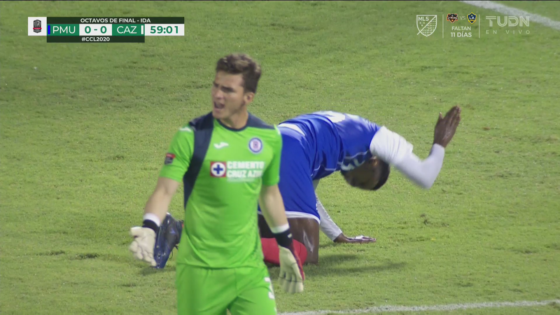 Portmore United vs. Cruz Azul, en Liga de Campeones Concacaf (minuto 58 ...