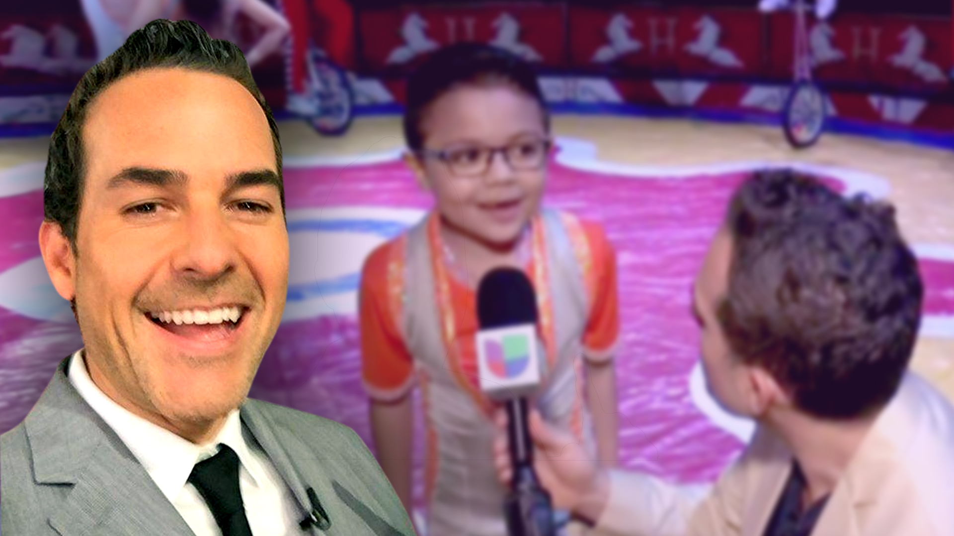 Carlos Calderón llevó sus emociones al límite en la visita a la Feria ...