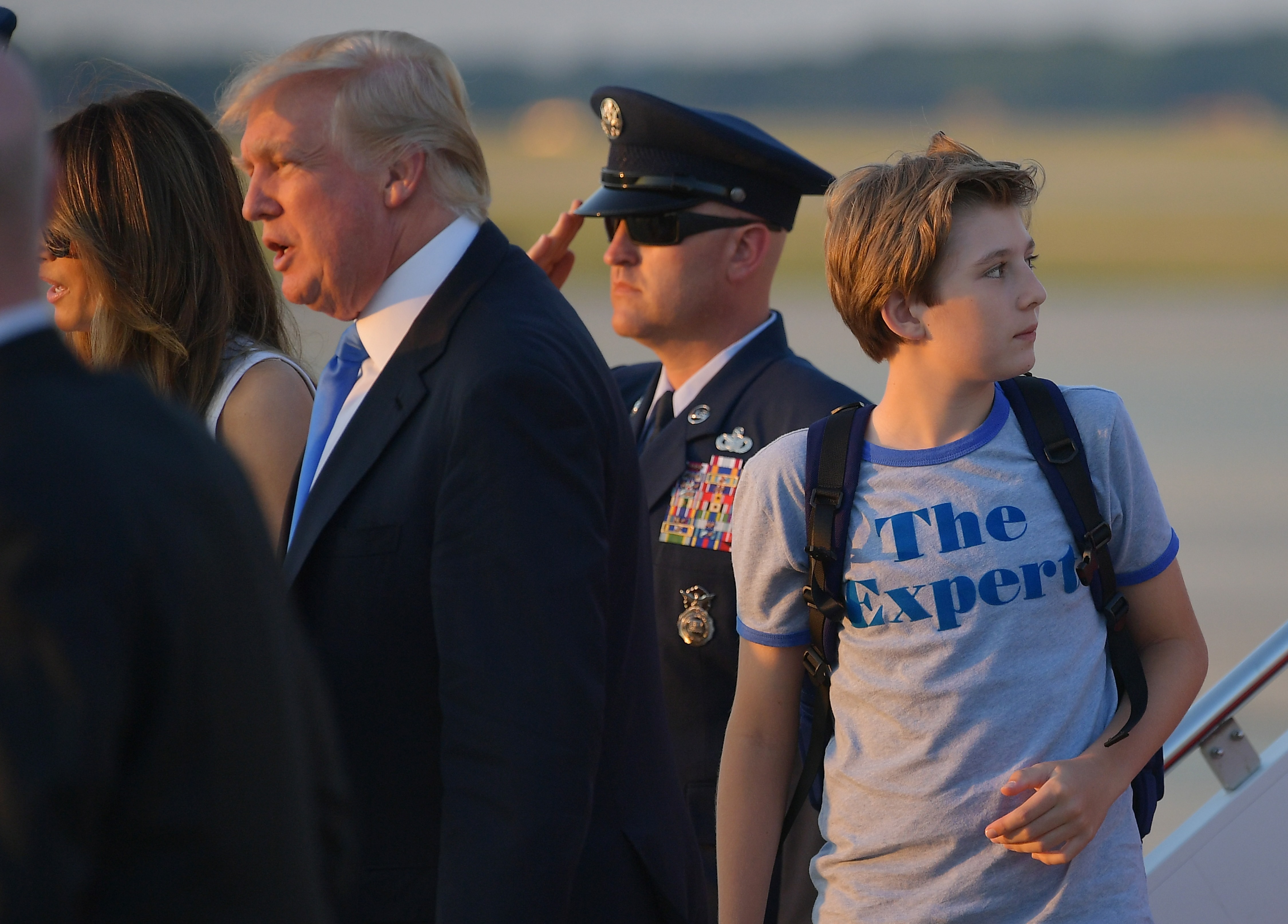 ¿Qué quiso decir Barron Trump con esa camiseta de 29.50 dólares en la ...
