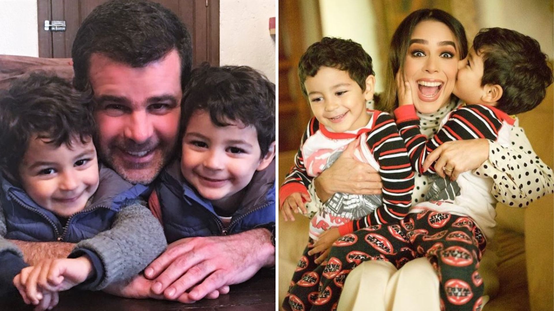 The twins Eduardo Capetillo and Biby Gaytán, Daniel and Manuel, turned ...