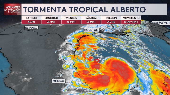 Se forma la tormenta tropical Alberto: conoce su trayectoria y posibles ...