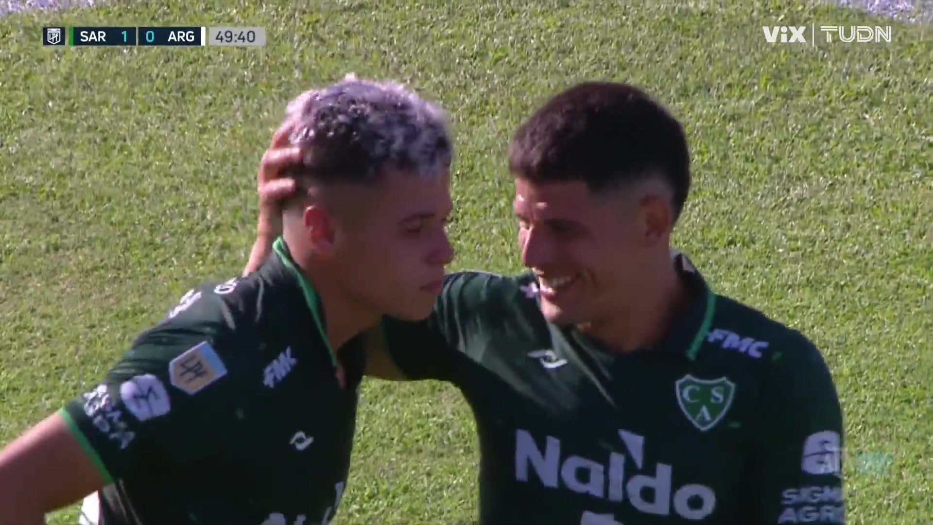 ¡Golazo! Manuel Mónaco la cruza para el 1-0 de Sarmiento | TUDN ...