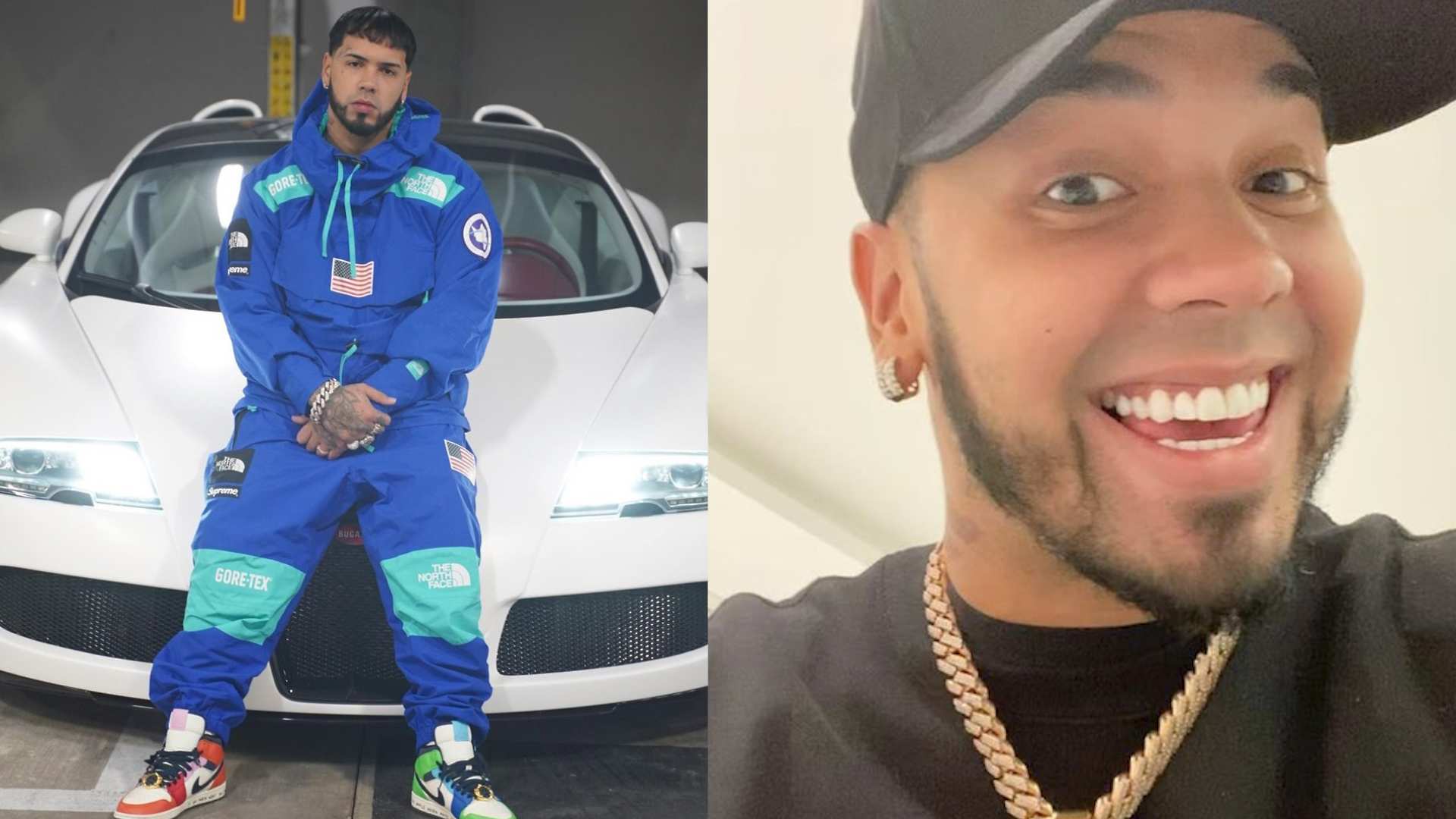 Reloj, cadenas y anillos llenos de diamantes: Anuel AA presume un poco ...