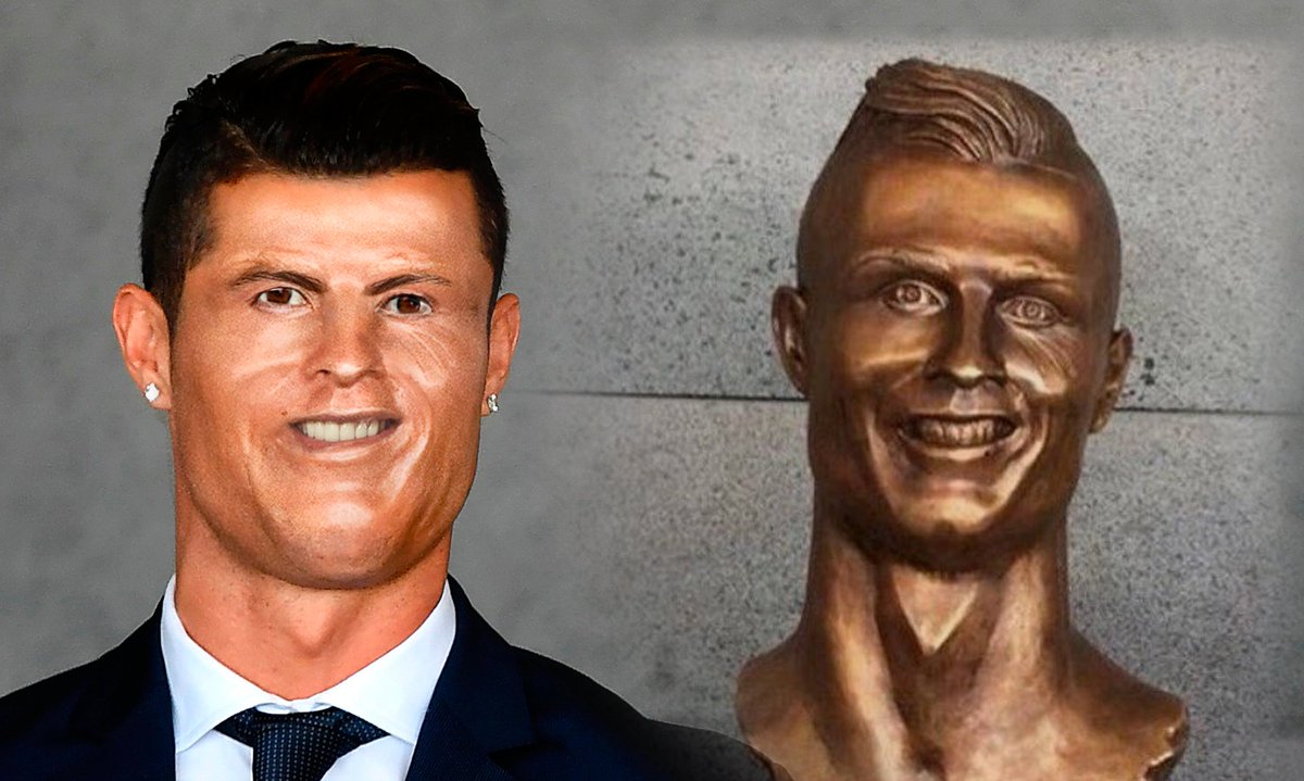 Los memes se burlan de Cristiano Ronaldo y su deforme escultura | TUDN ...