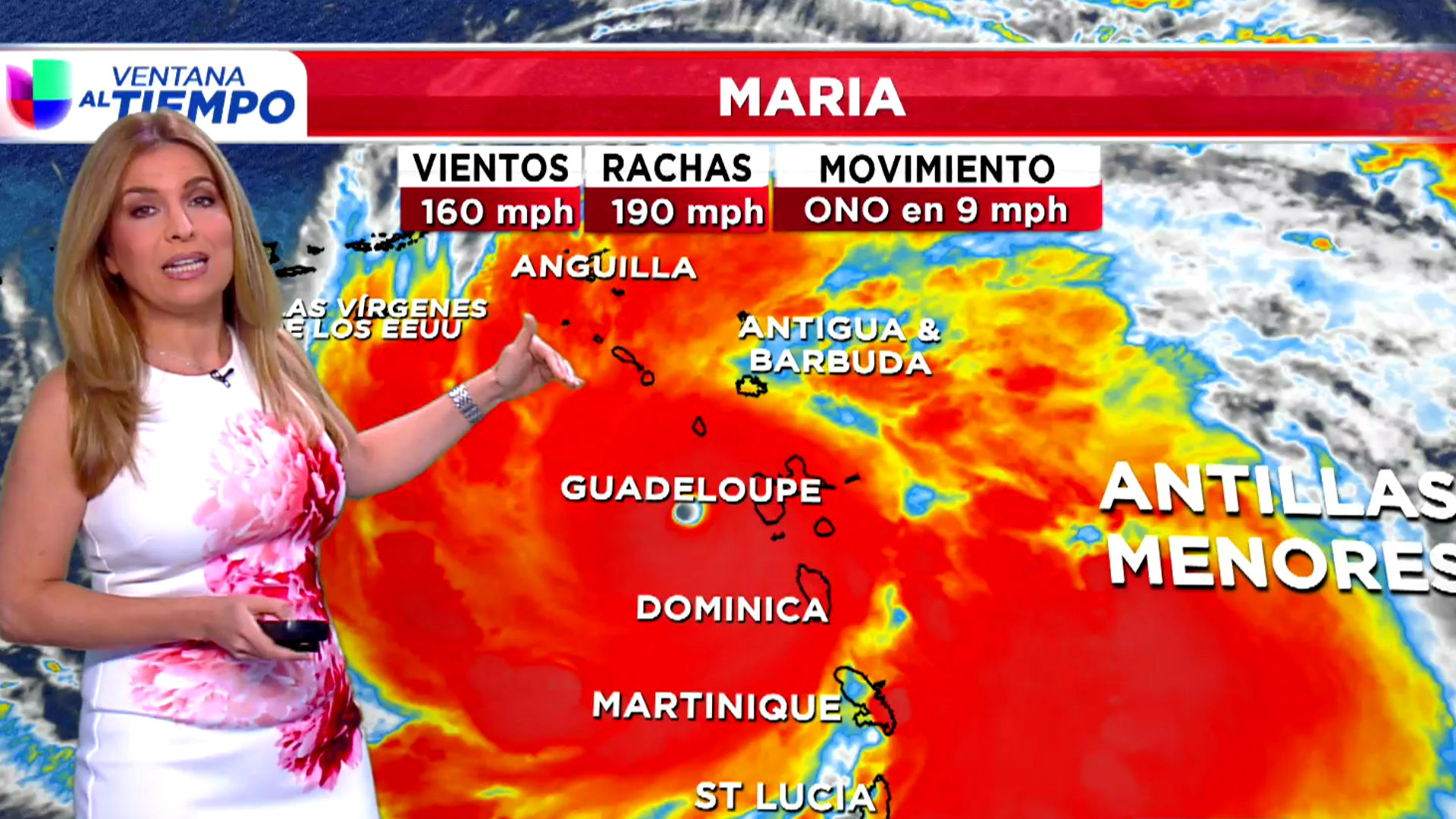 Así va la trayectoria del huracán María rumbo a Puerto Rico | Shows ...