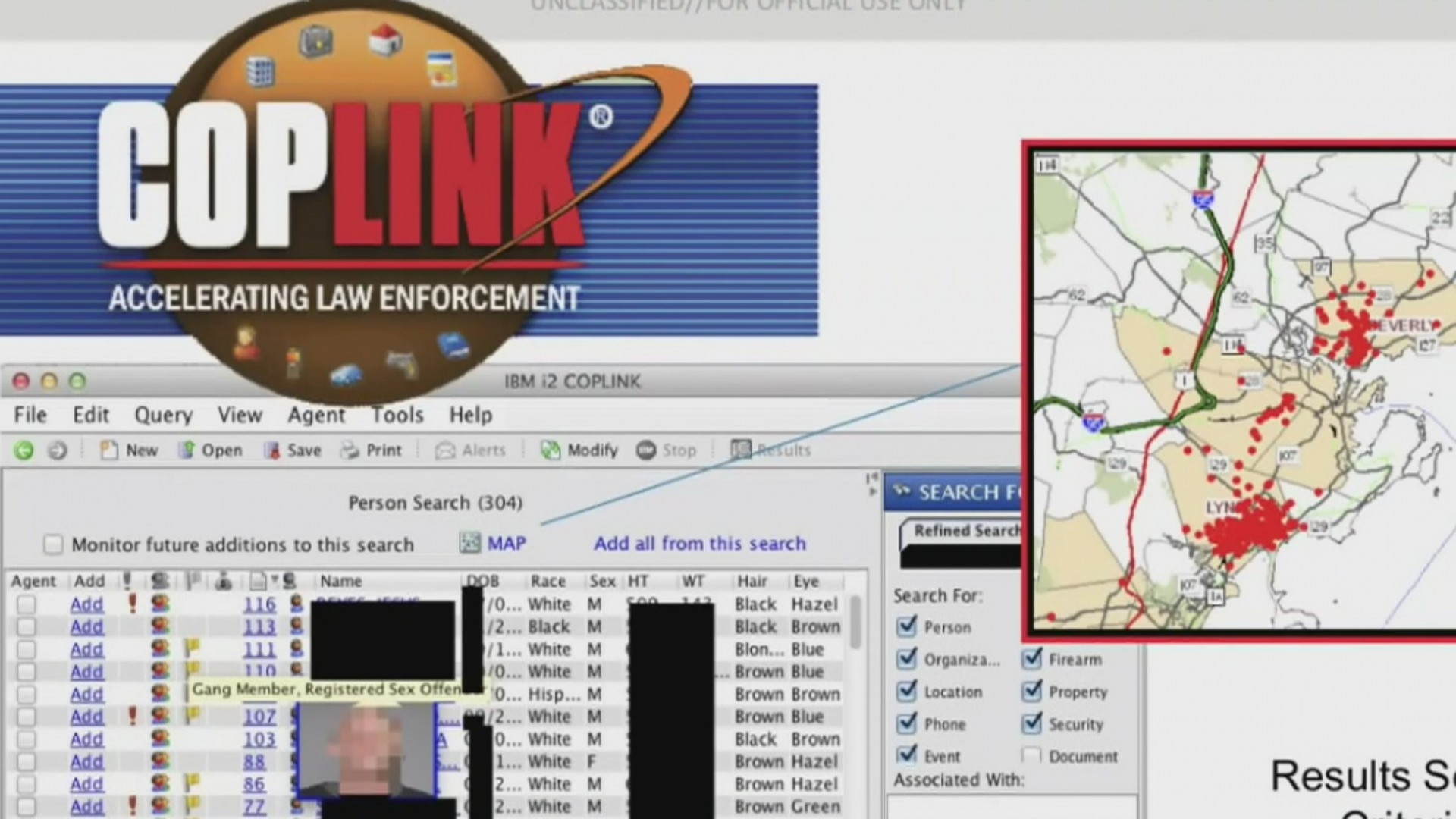 'CopLink', el polémico sistema que comparte información de miles de ...