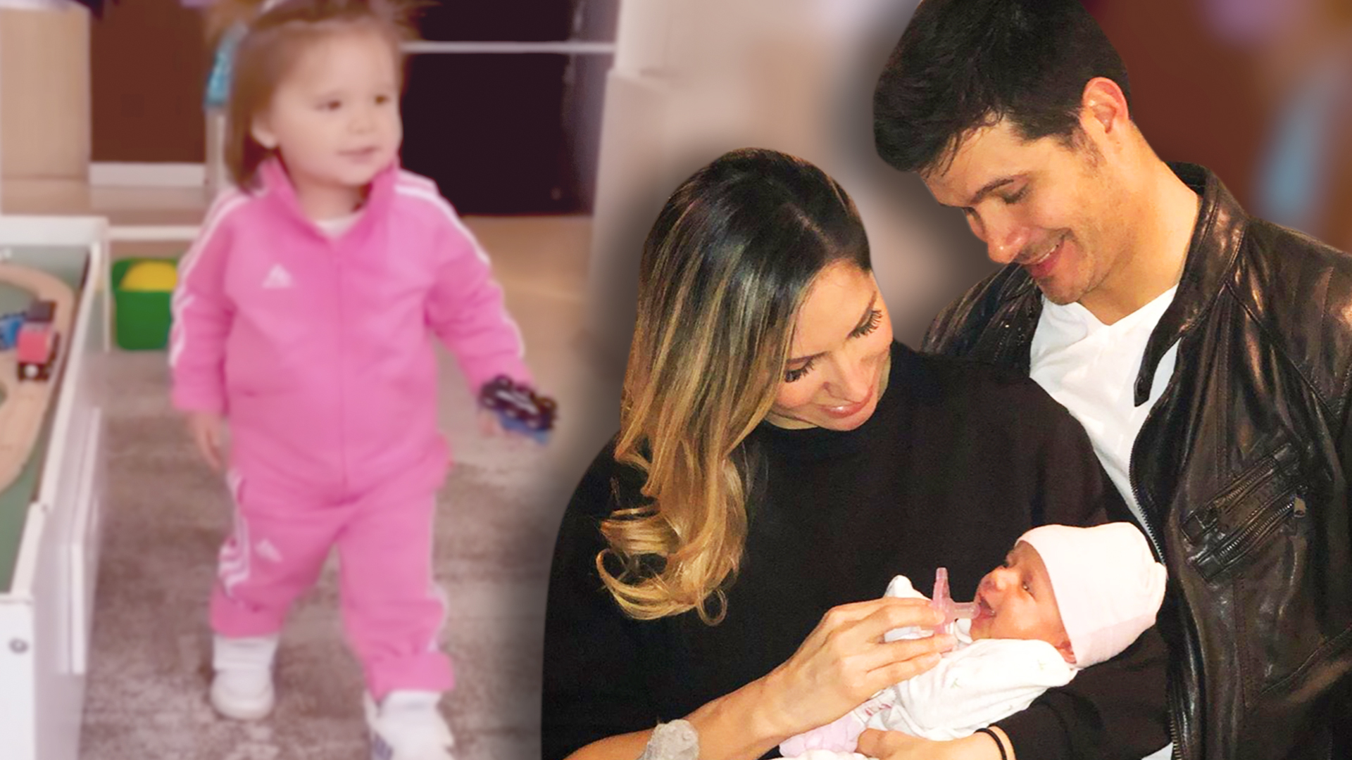 Brandon Peniche y Kris Cid logran entretener a Alessia mientras ellos ...