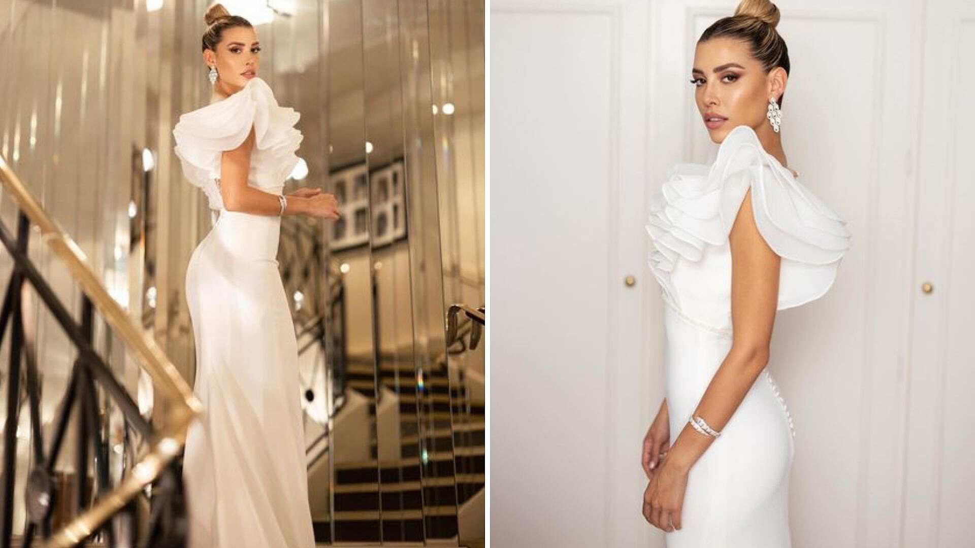 Michelle Salas y el vestido de novia con el que impactó a Internet ...