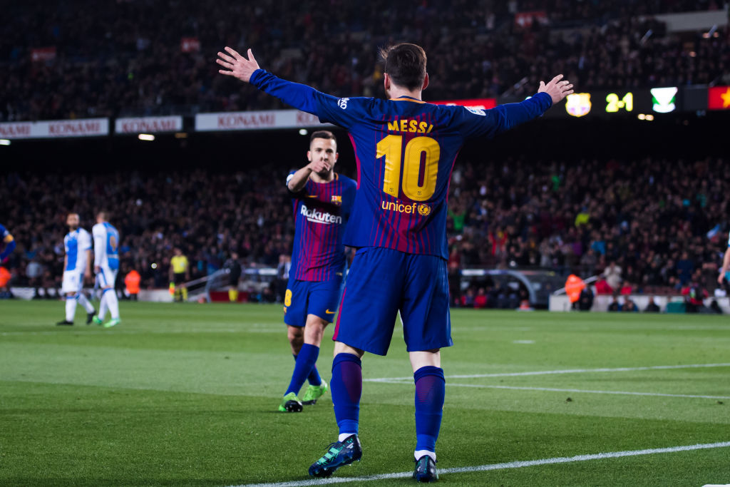 En fotos: el décimo aniversario de Lionel Messi usando el '10' del ...