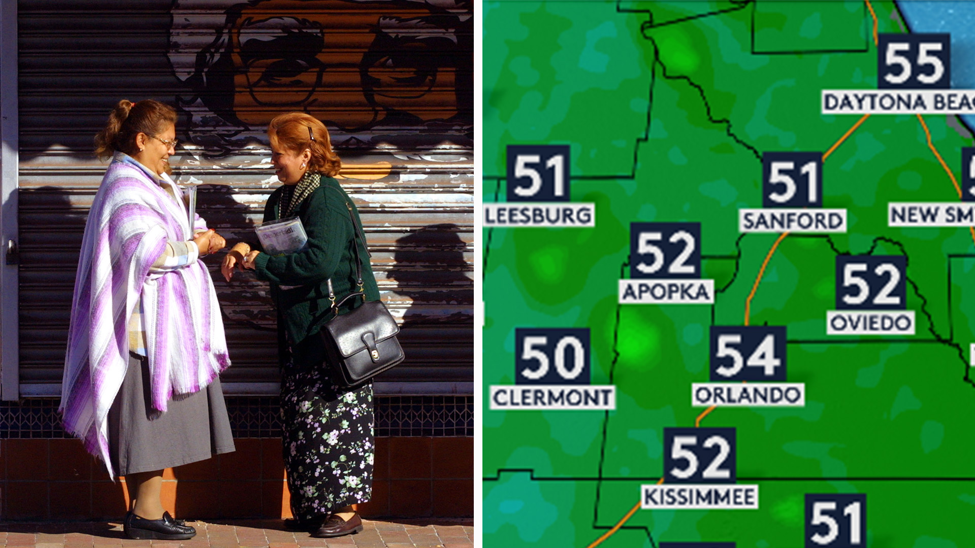 Florida Central amanece en los bajos 60 °F el lunes, pero el martes ...