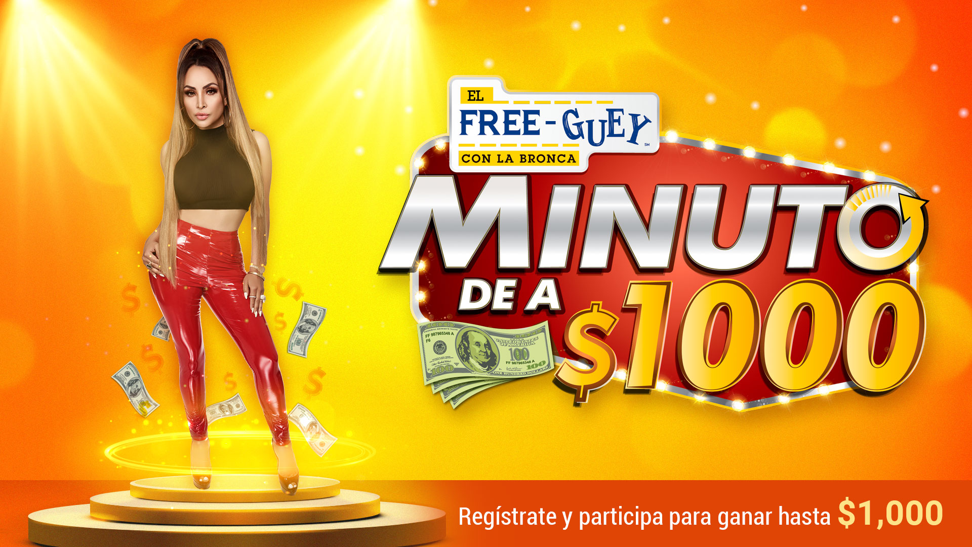 ¡Minuto de a Mil! Gana dinero con esta promoción de El Free-guey show ...